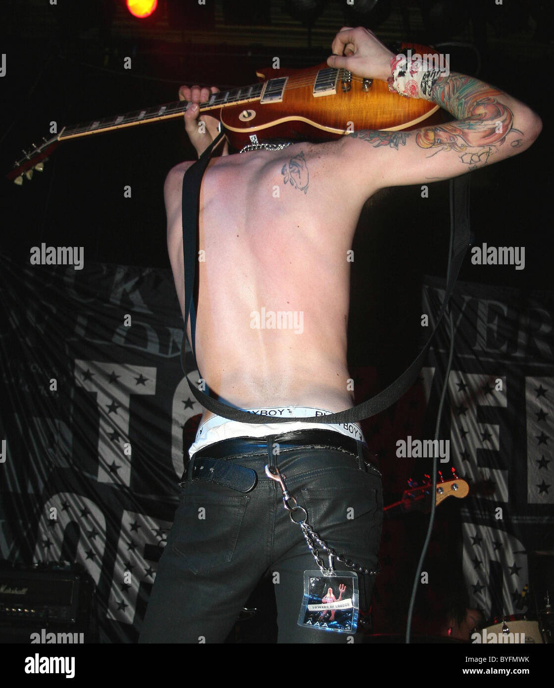 The Rev of Towers Of London performing at at Barfly Liverpool, England ...