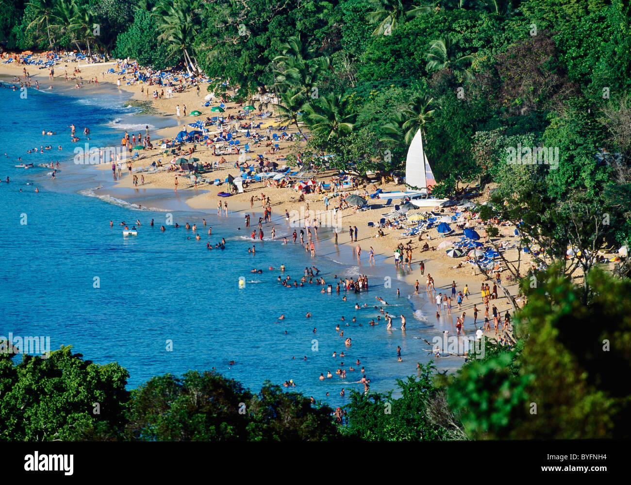 Beach angle view hi-res stock photography and images - Alamy