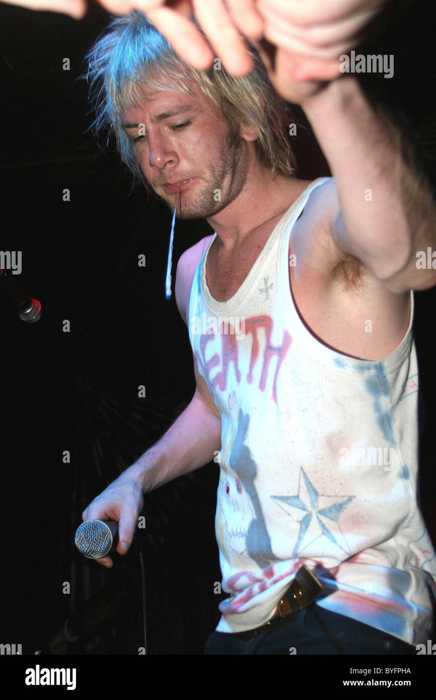 Donny Tourette of Towers Of London performing at at Barfly Liverpool ...