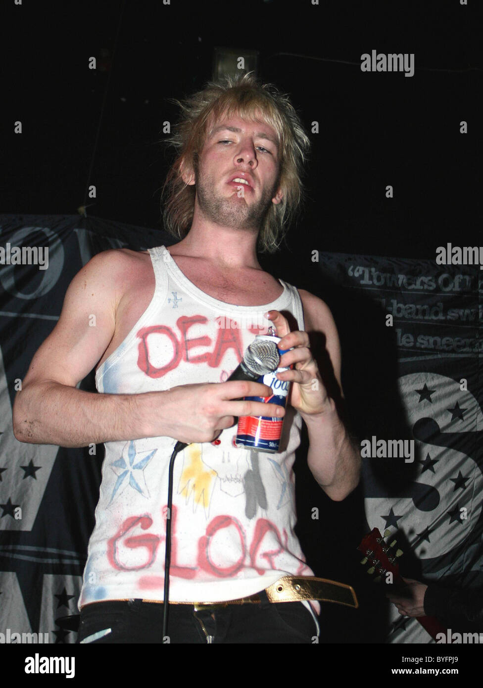 Donny Tourette of Towers Of London performing at at Barfly Liverpool ...
