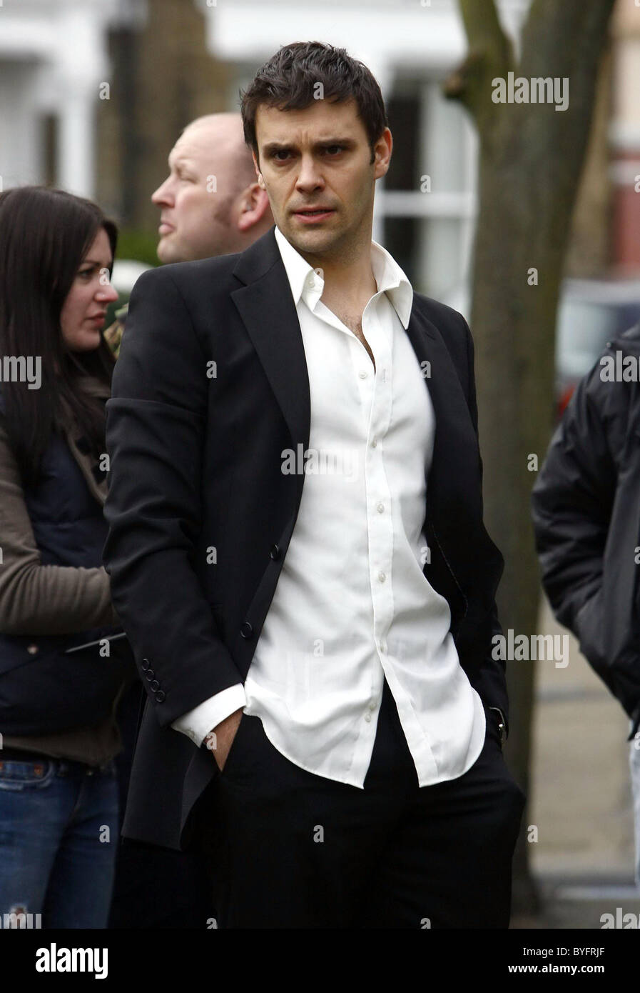 Joseph Millson On the set for the final episode of 'Is This Love ...