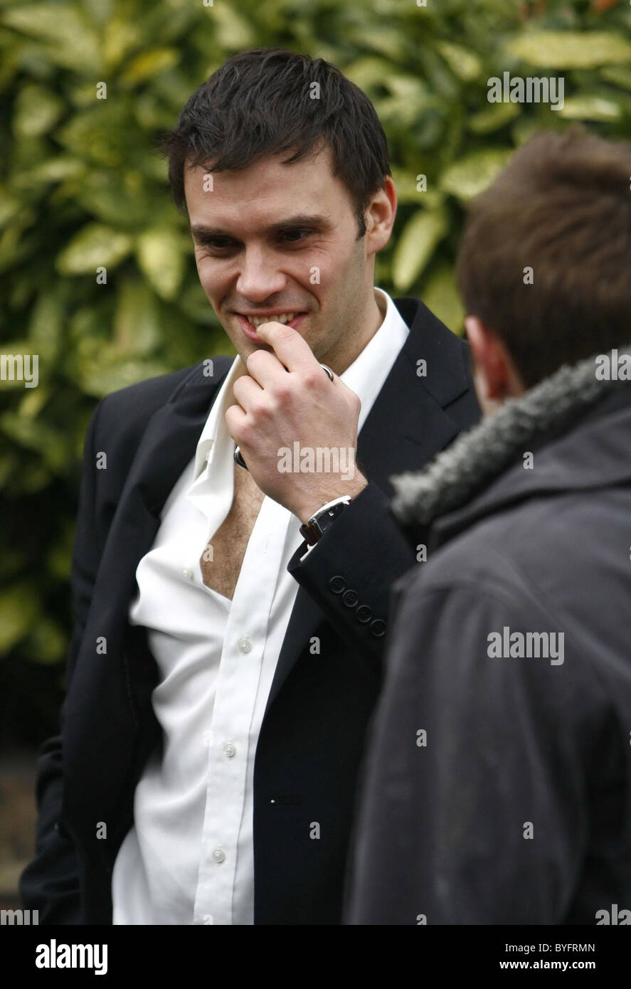 Joseph Millson On the set for the final episode of 'Is This Love ...