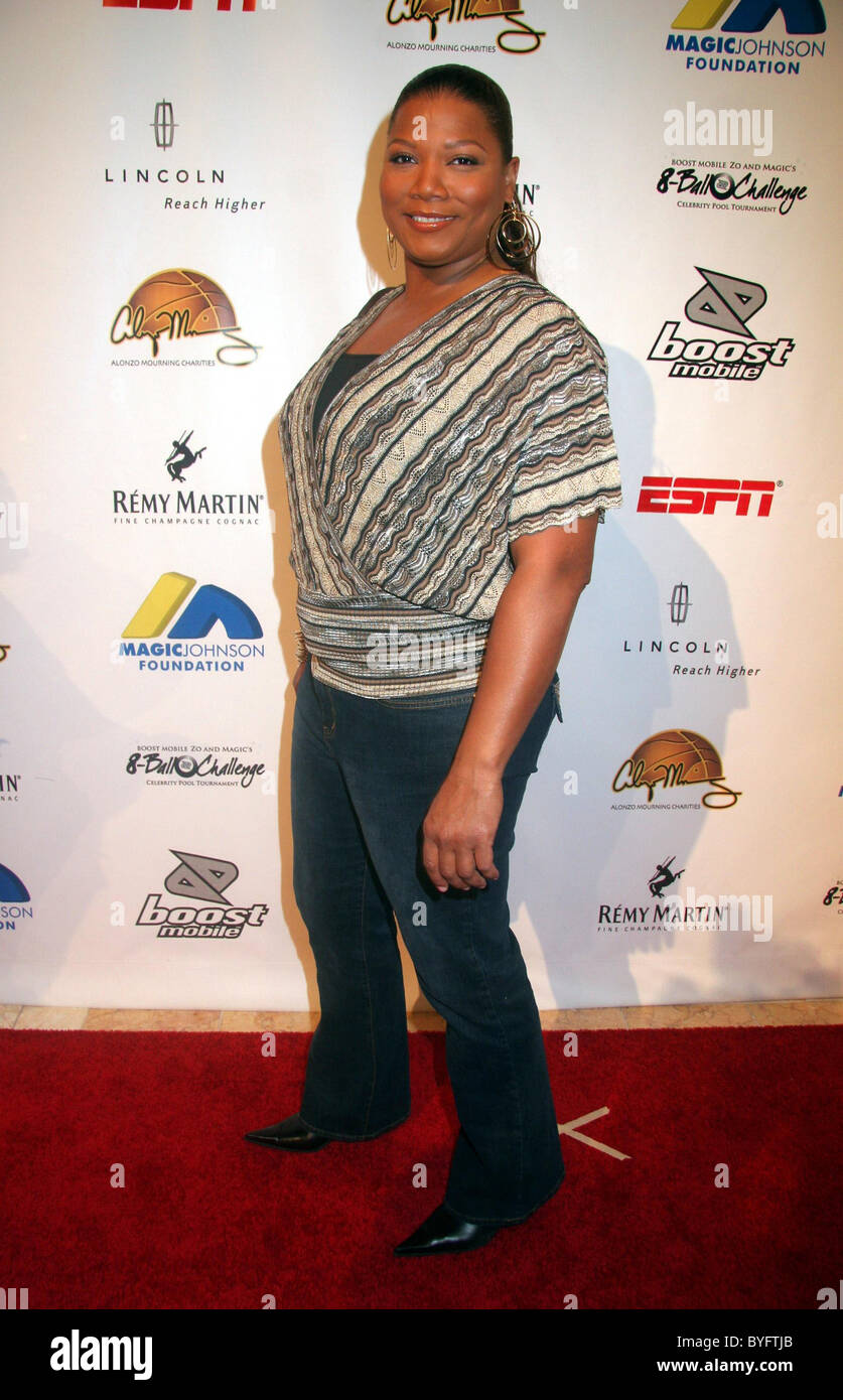 Queen Latifah Boost Mobile ZO And Magic 8 Ball Challenge held at Wynn ...