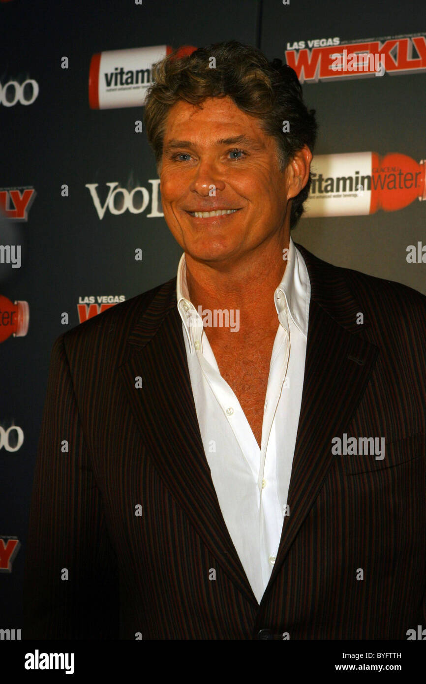 David Hasselhoff NBA-All Star Kick-off Party at the Voodoo Lounge in ...