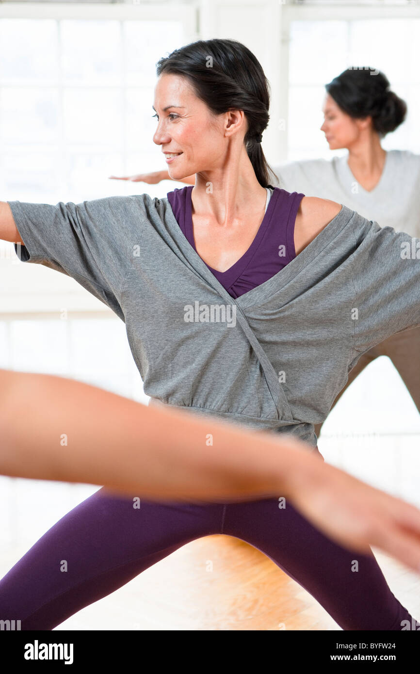 Women doing aerobics Stock Photo - Alamy