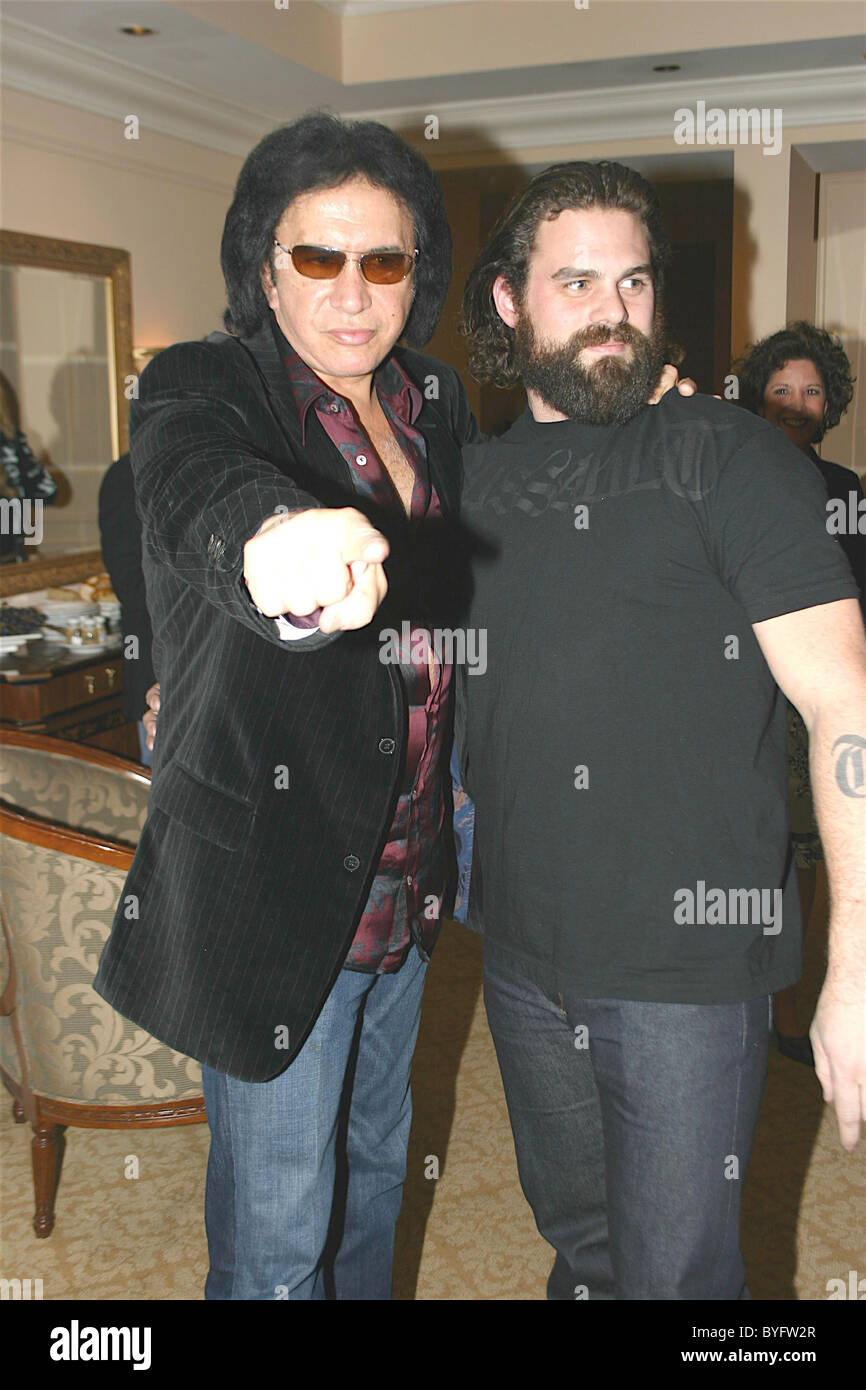 Gene Simmons and Jason Dussault Gene Simmons celebrates the launch of ...