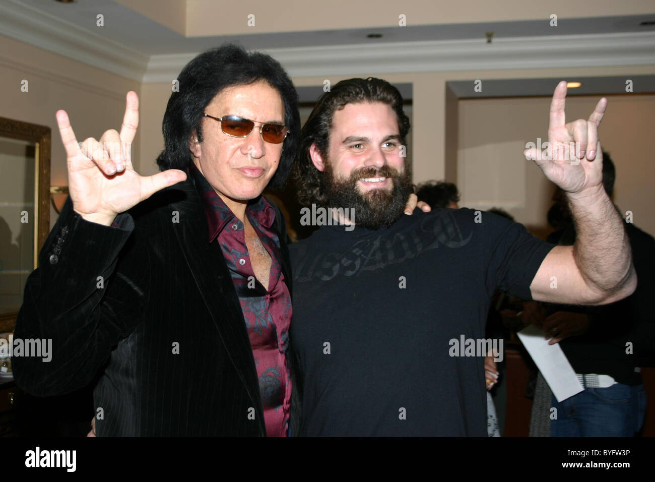 Gene Simmons and Jason Dussault Gene Simmons celebrates the launch of ...