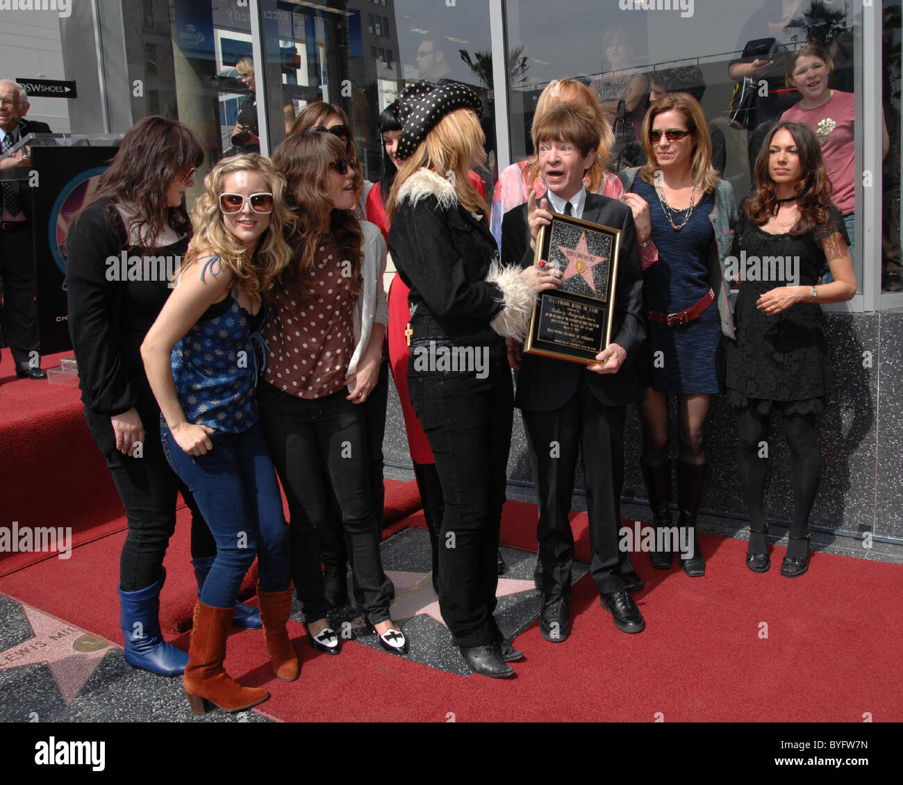 Rodney Bingenheimer is honoured with a star on the Hollywood Walk of ...