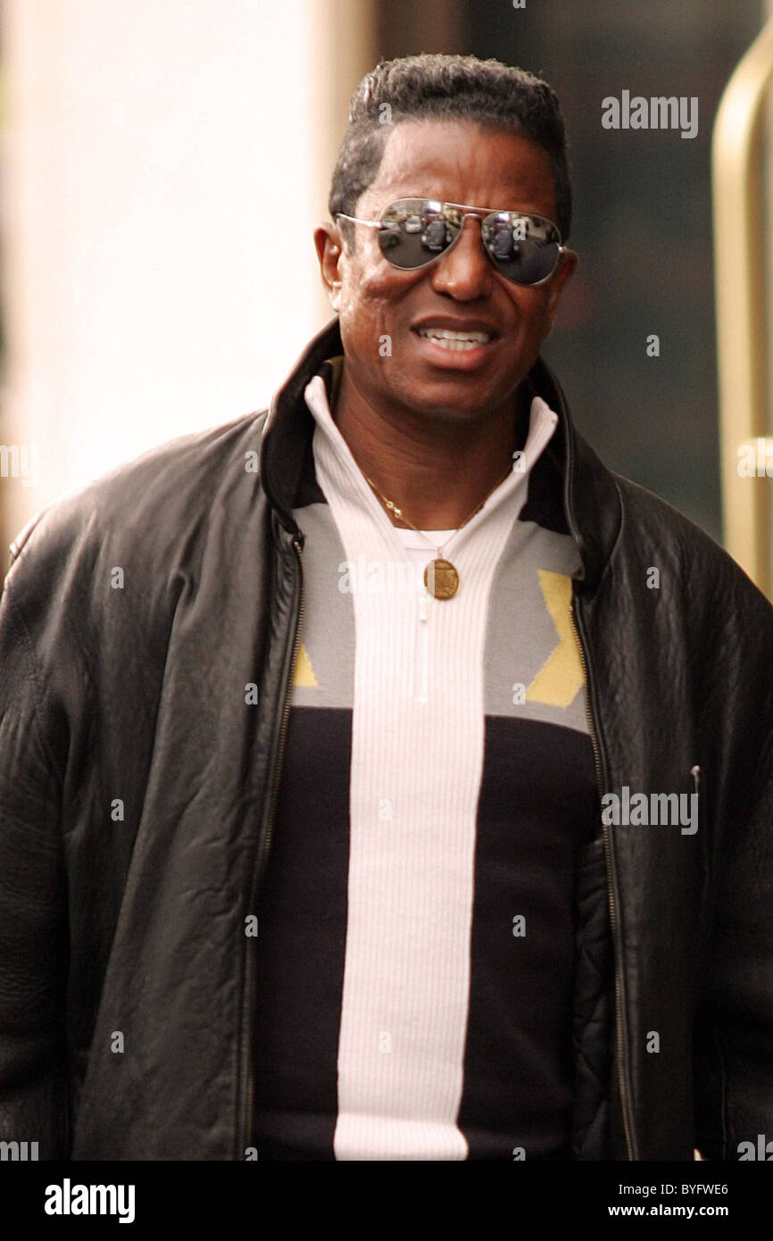 Jermaine Jackson arrives at the Dorchester Hotel with his Marks ...