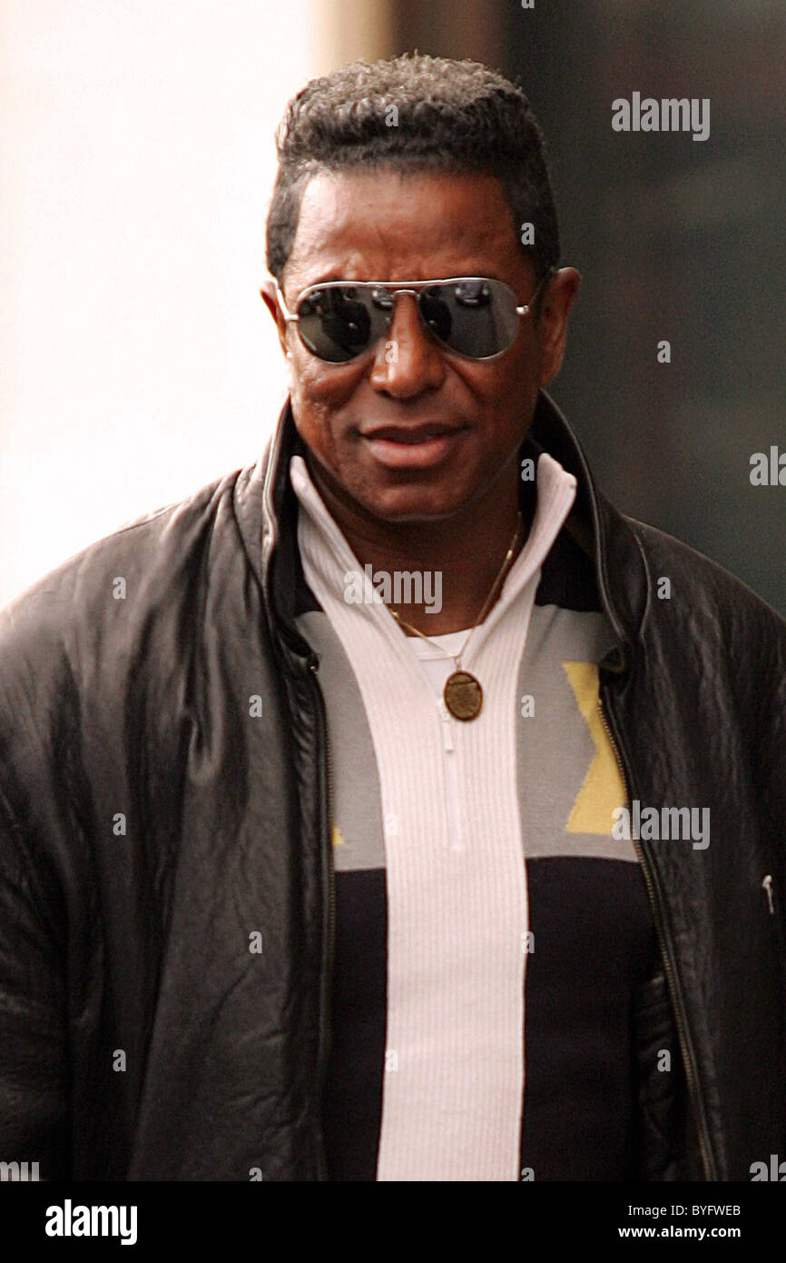 Jermaine Jackson arrives at the Dorchester Hotel with his Marks ...