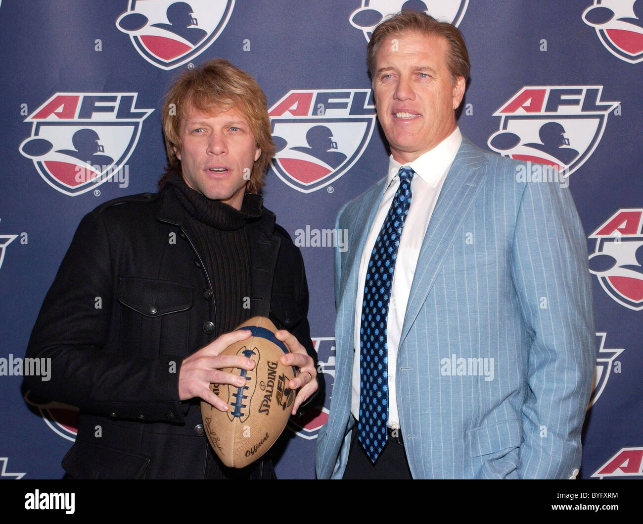 Jon Bon Jov and John Elway The Arena Football League kicks off its 2007 ...