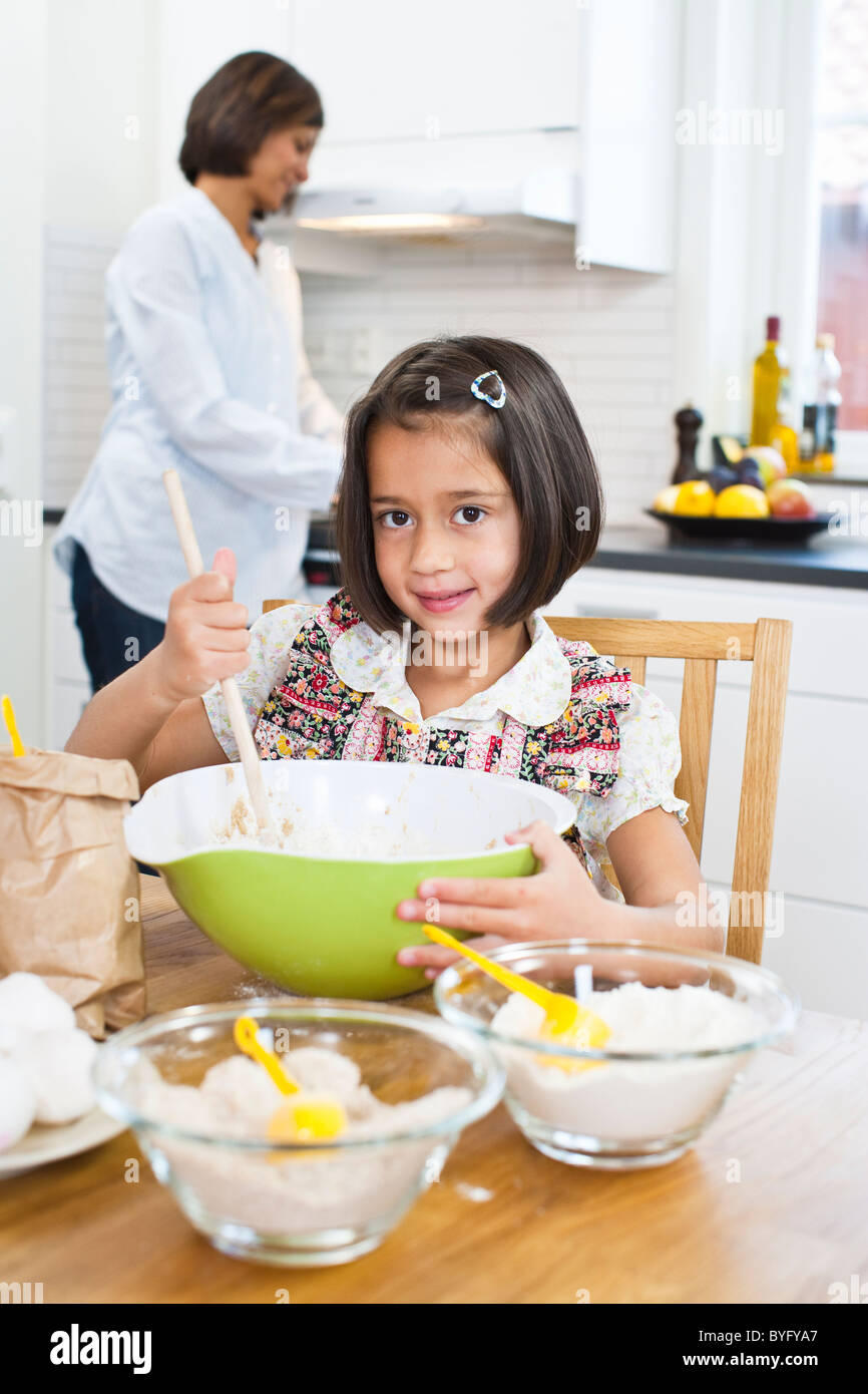 Indian kids baking hi-res stock photography and images - Alamy