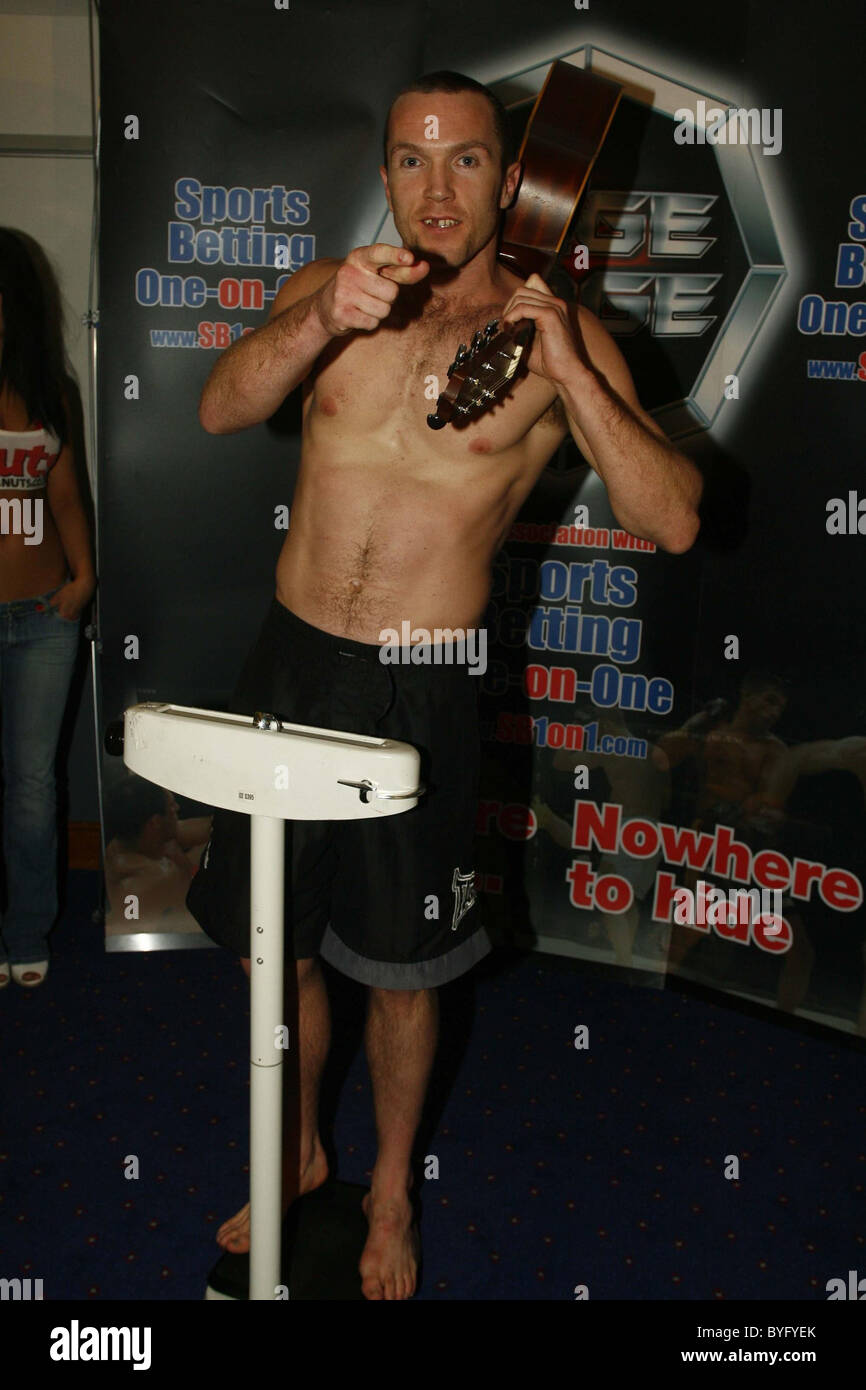 Lee Doski Press conference for Cage Rage, which will return to Wembley ...