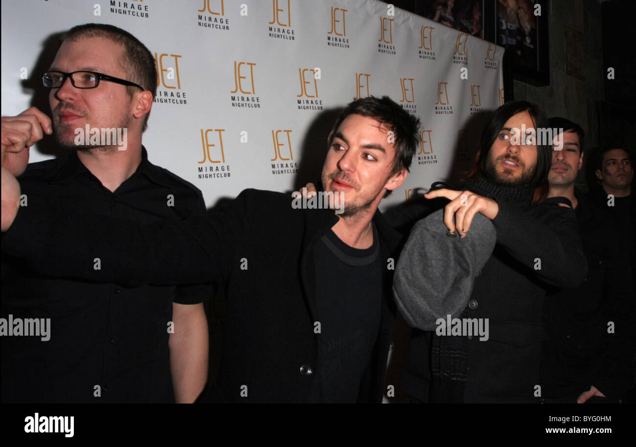 Jet Night Club at the Mirage hosts the 30 Seconds to Mars Platinum ...