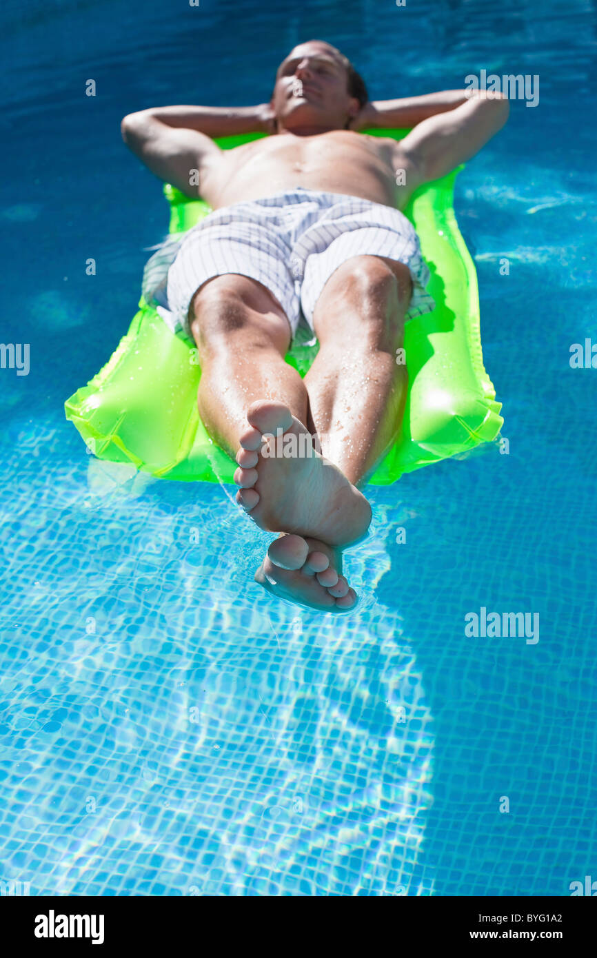 Floating On Airbed Stock Photos & Floating On Airbed Stock Images - Alamy