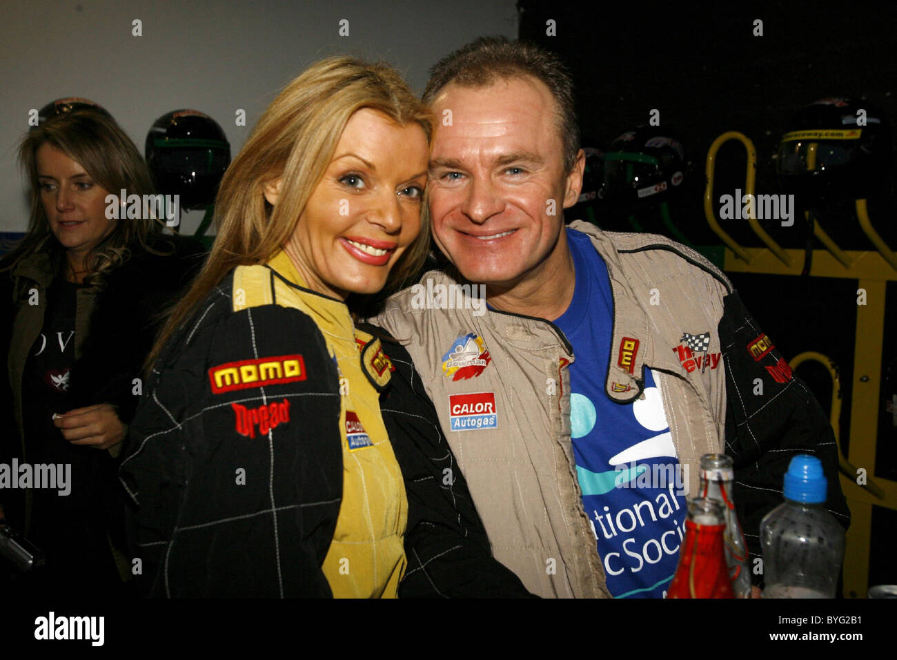 Rissy Mitchell and Bobby Davro Celebrity Go Carting at 'The Race Way ...