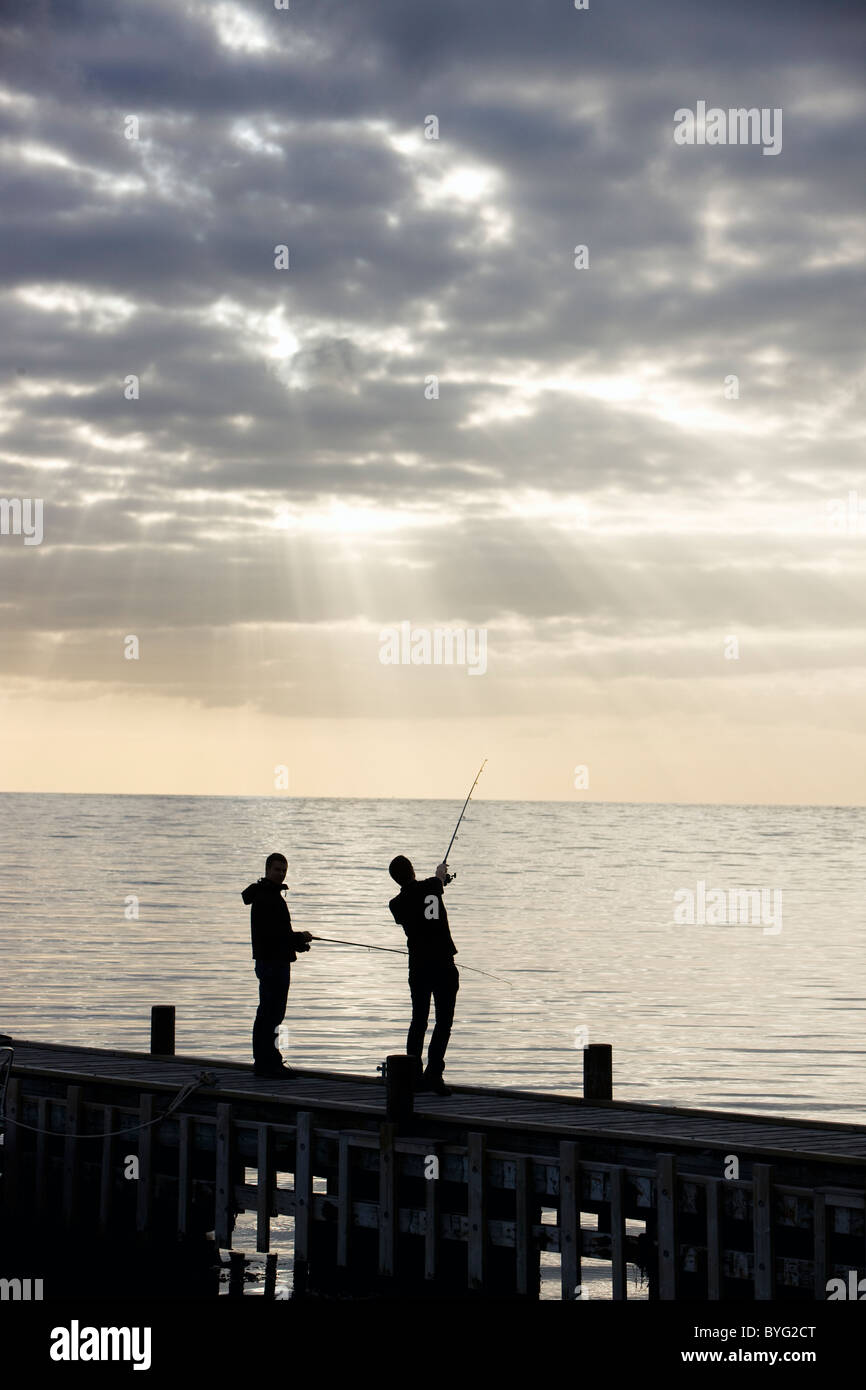 Two men fishing hi-res stock photography and images - Alamy