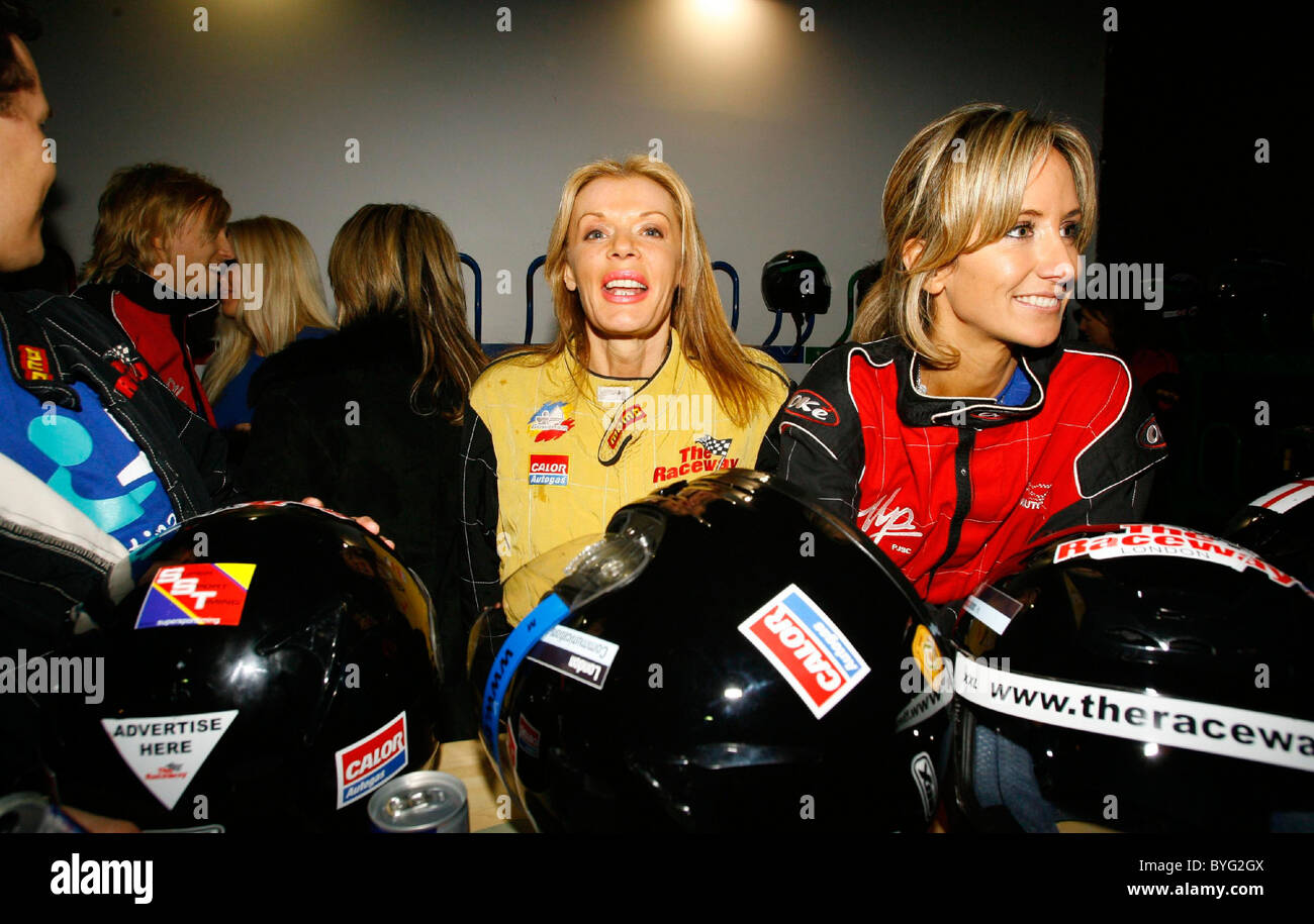 Rissy Mitchell and Lady Victoria Hervey Celebrity Go Carting at 'The ...