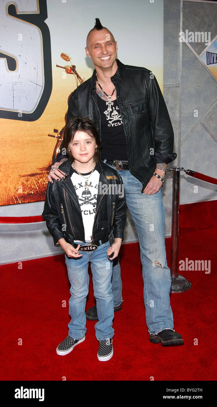 Russell Mitchell and son Lucas Mitchell Los Angeles premiere of 'Wild ...