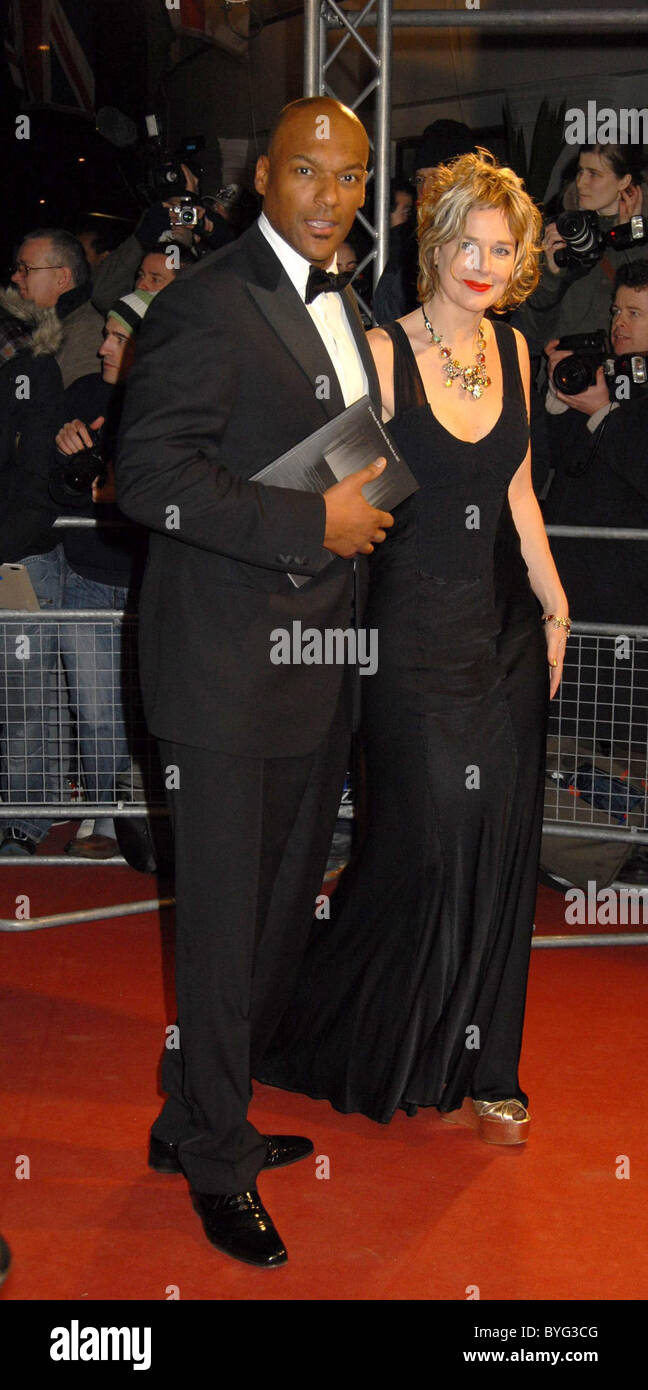 Colin Salmon and Fiona Hawthorne The Orange British Academy Film Awards ...