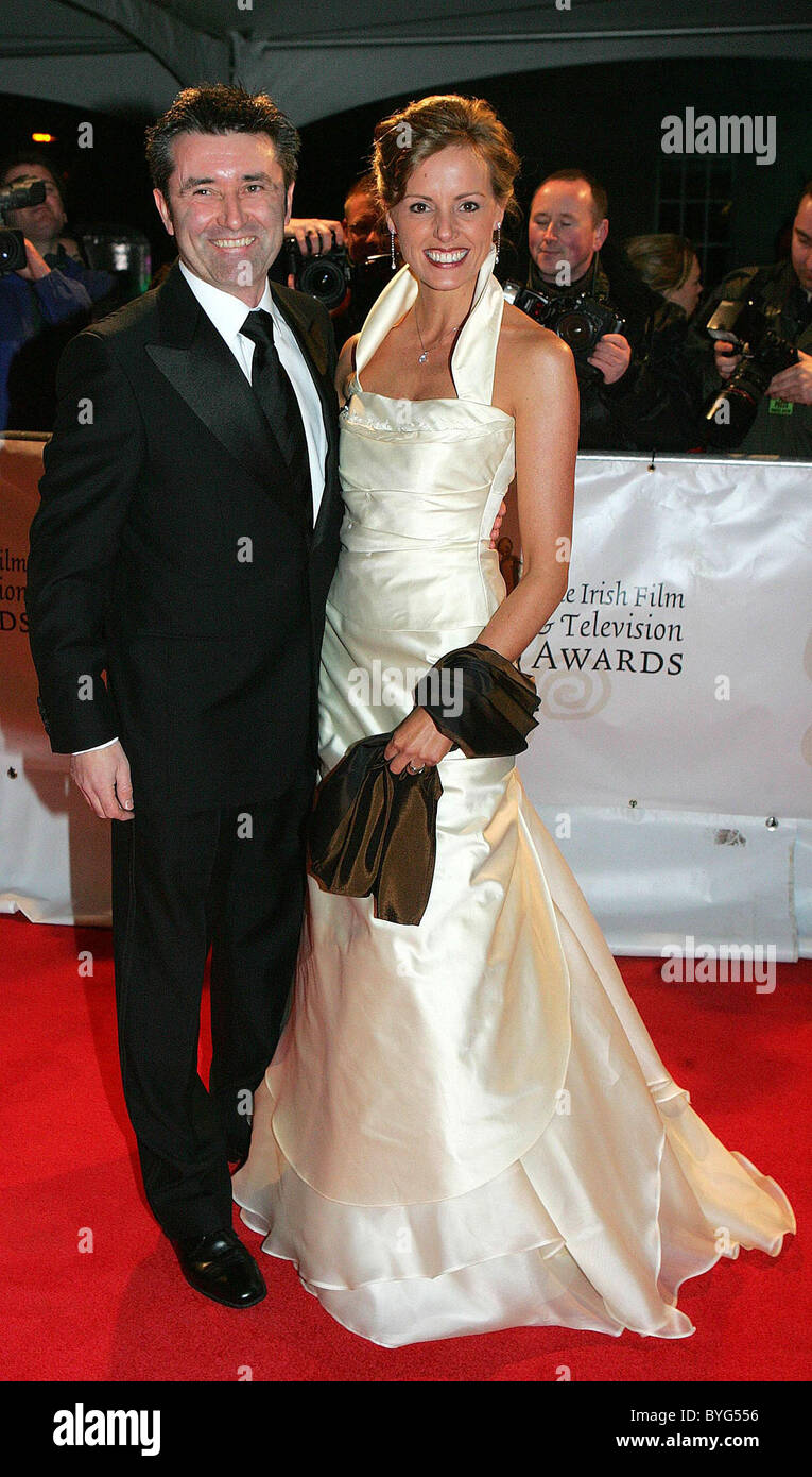Martin King and Jenny Mccarthy at the Irish Film and Television Awards ...
