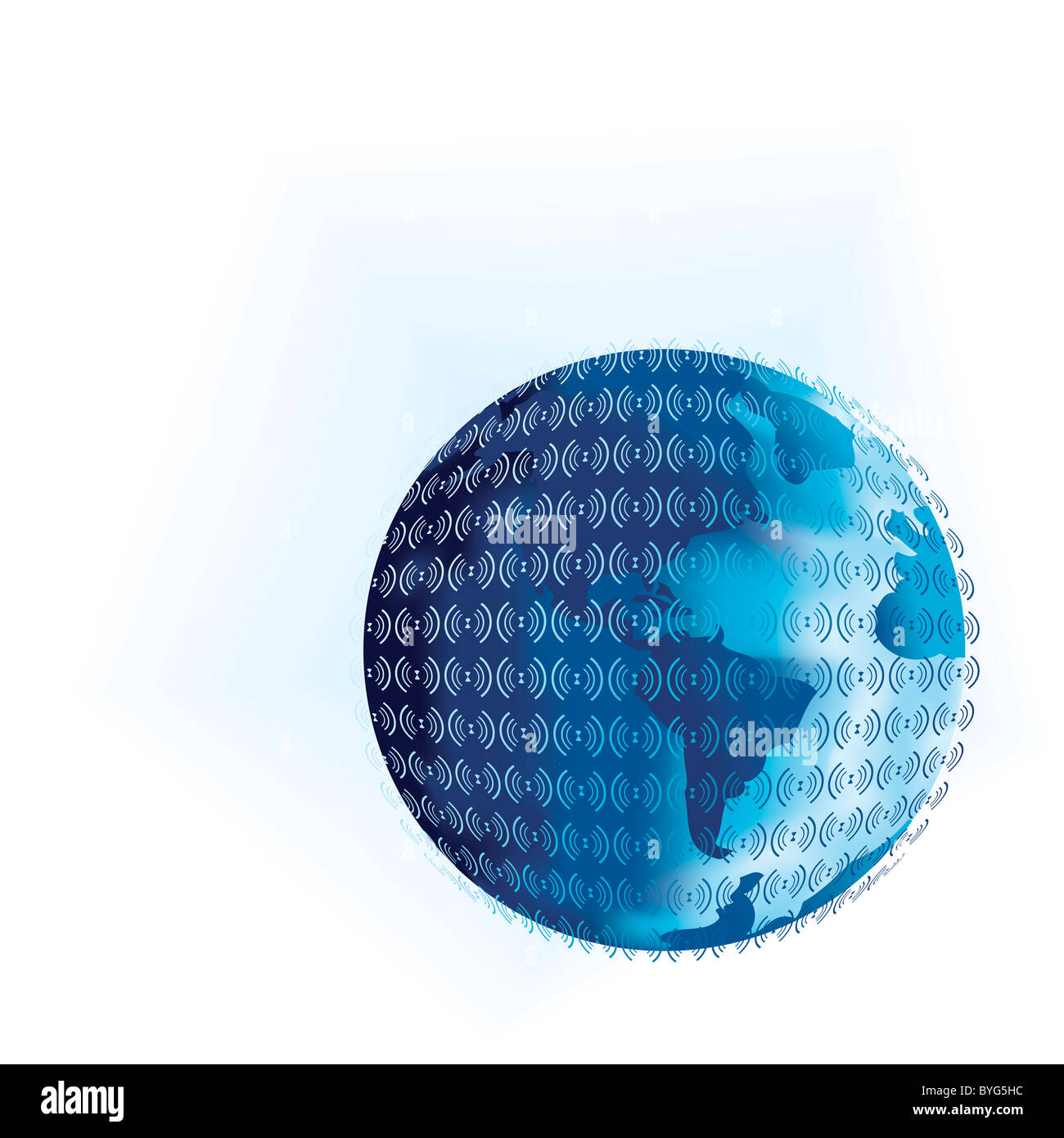 Digital planet technology Cut Out Stock Images & Pictures - Alamy