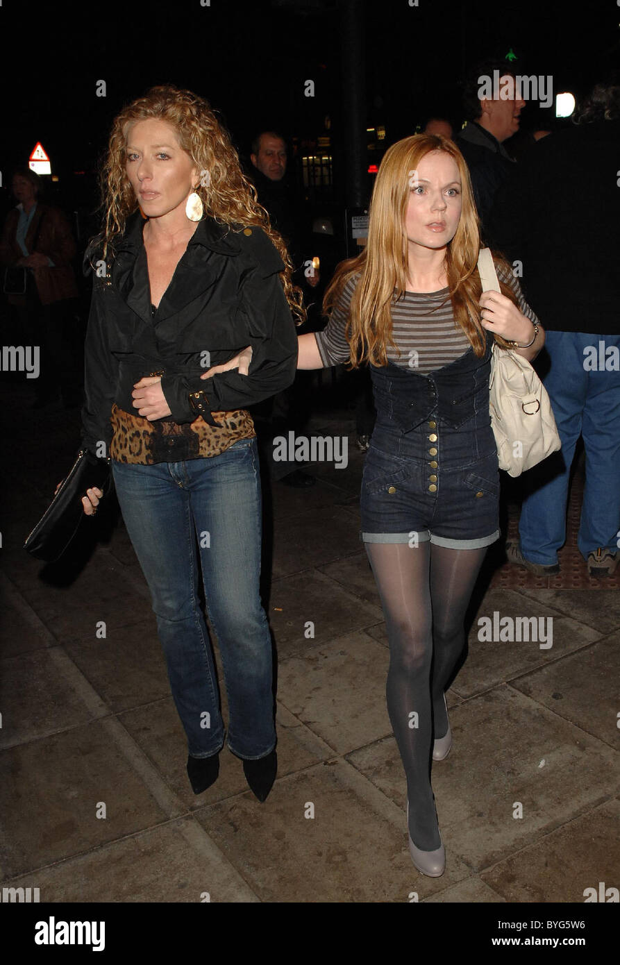Geri Halliwell and Kelly Hoppen Scissor Sisters charity benefit concert ...