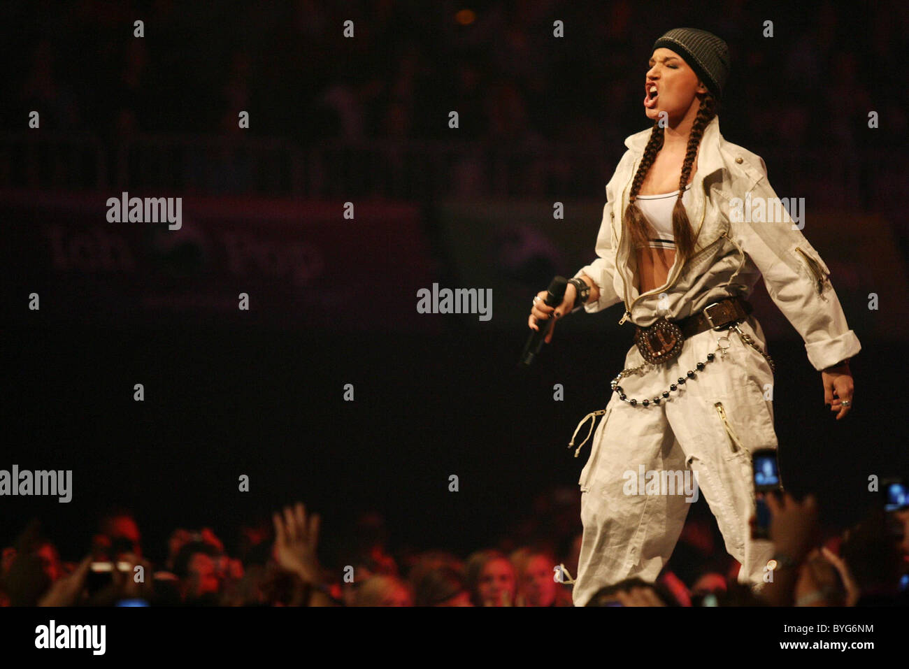 Liza Li, The Dome 41 - show at the SAP Arena Mannheim, Germany - 02.03.07 Stock Photo - Alamy