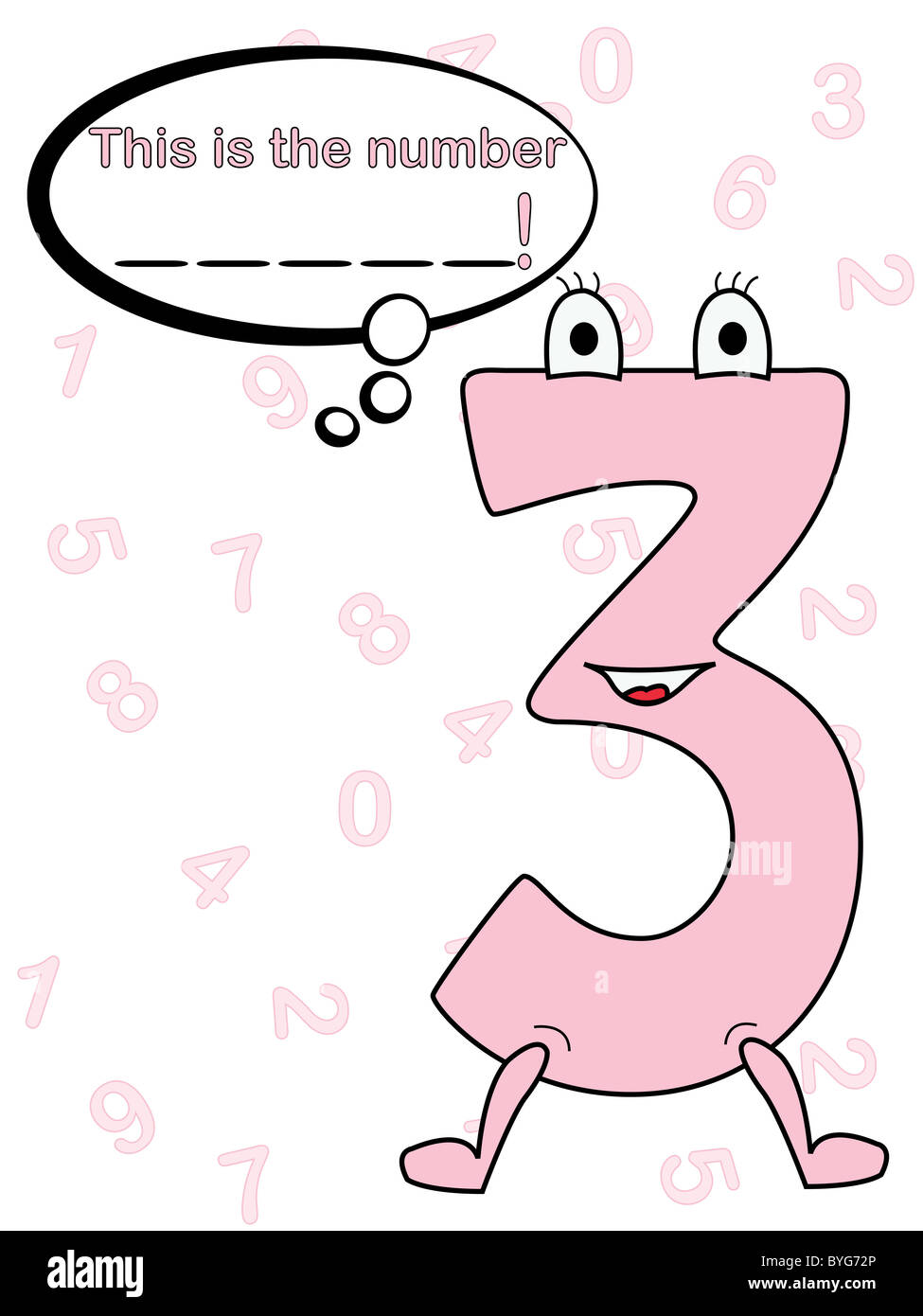 Quiz game with number five Stock Photo - Alamy