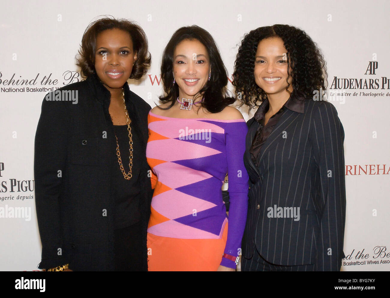 (From left) Rhonda Mims, Jaci Wilson and Victoria Rowell 6th Annual NBA ...