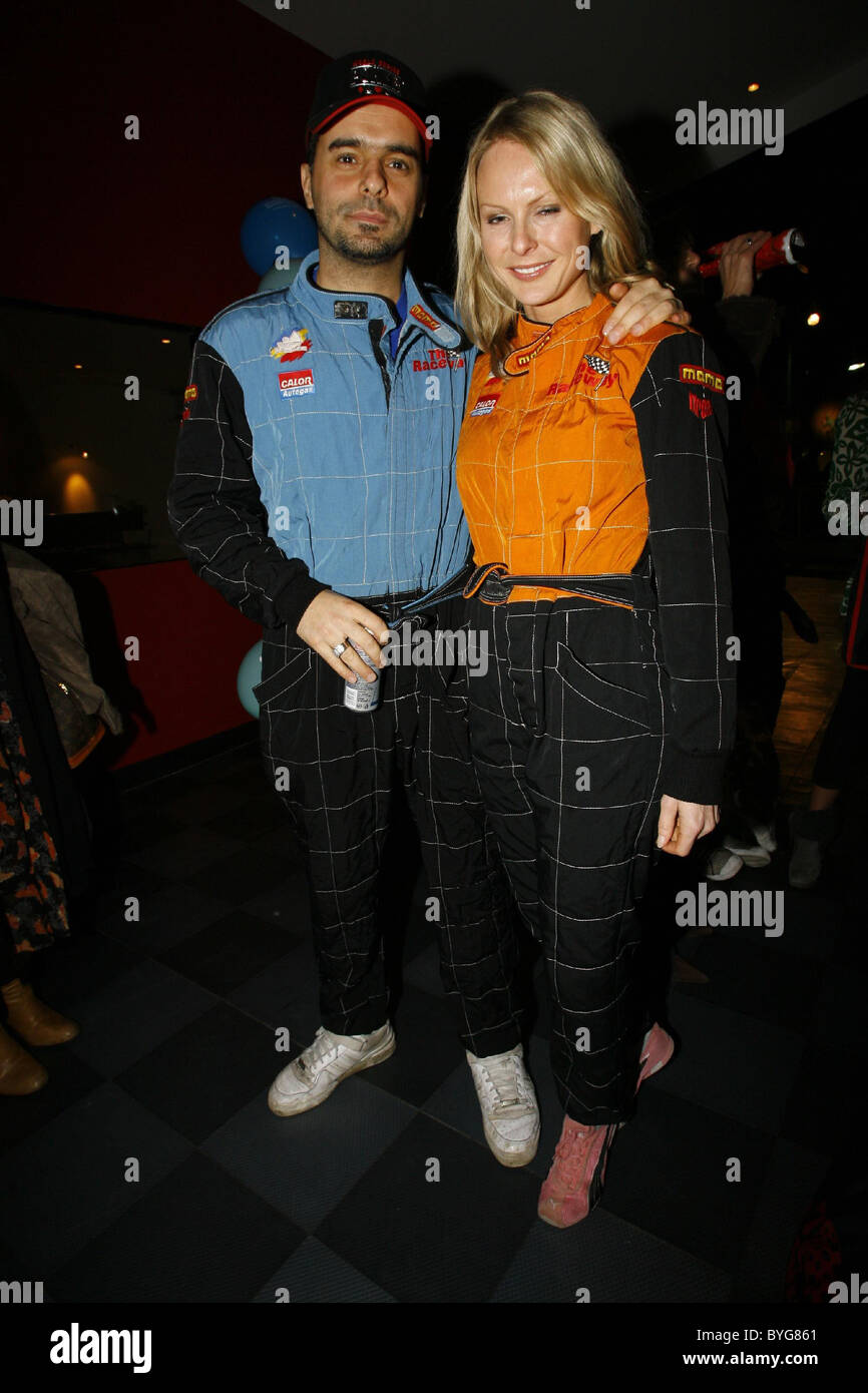 Hayley Menzies, Michael Greco Celebrity Go-Karting at 'The Race Way' in ...