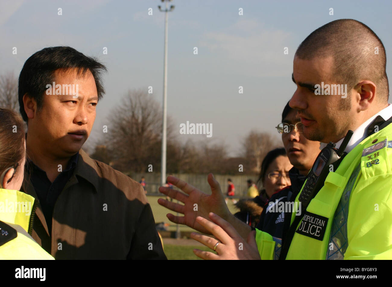 Metropolitan police asking questions after a fight broke out between ...