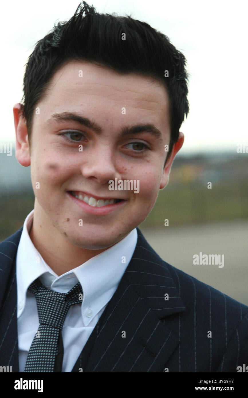 X Factor' finalist Ray Quinn flew by helicopter as part of a one-day ...