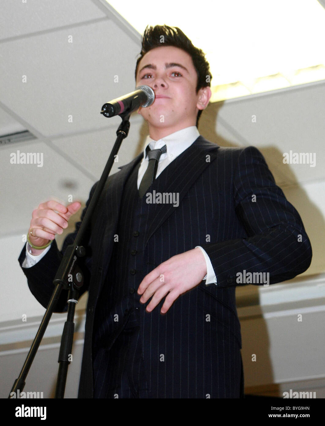 X Factor' finalist Ray Quinn flew by helicopter as part of a one-day ...