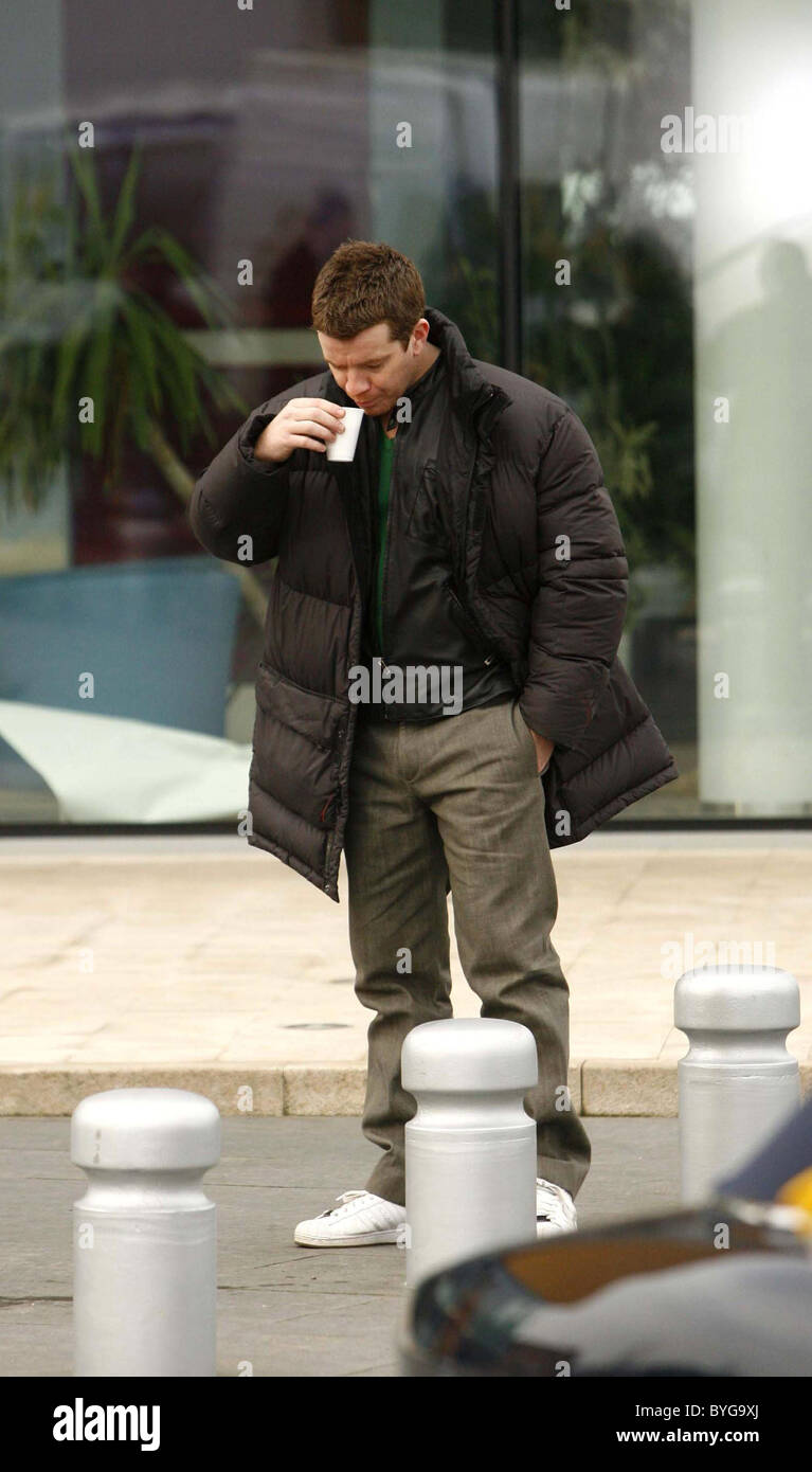 Max Beasley On the set for the final episode of 'Is This Love?' London ...