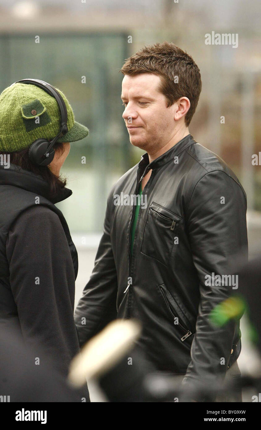 Max Beasley On the set for the final episode of 'Is This Love?' London ...