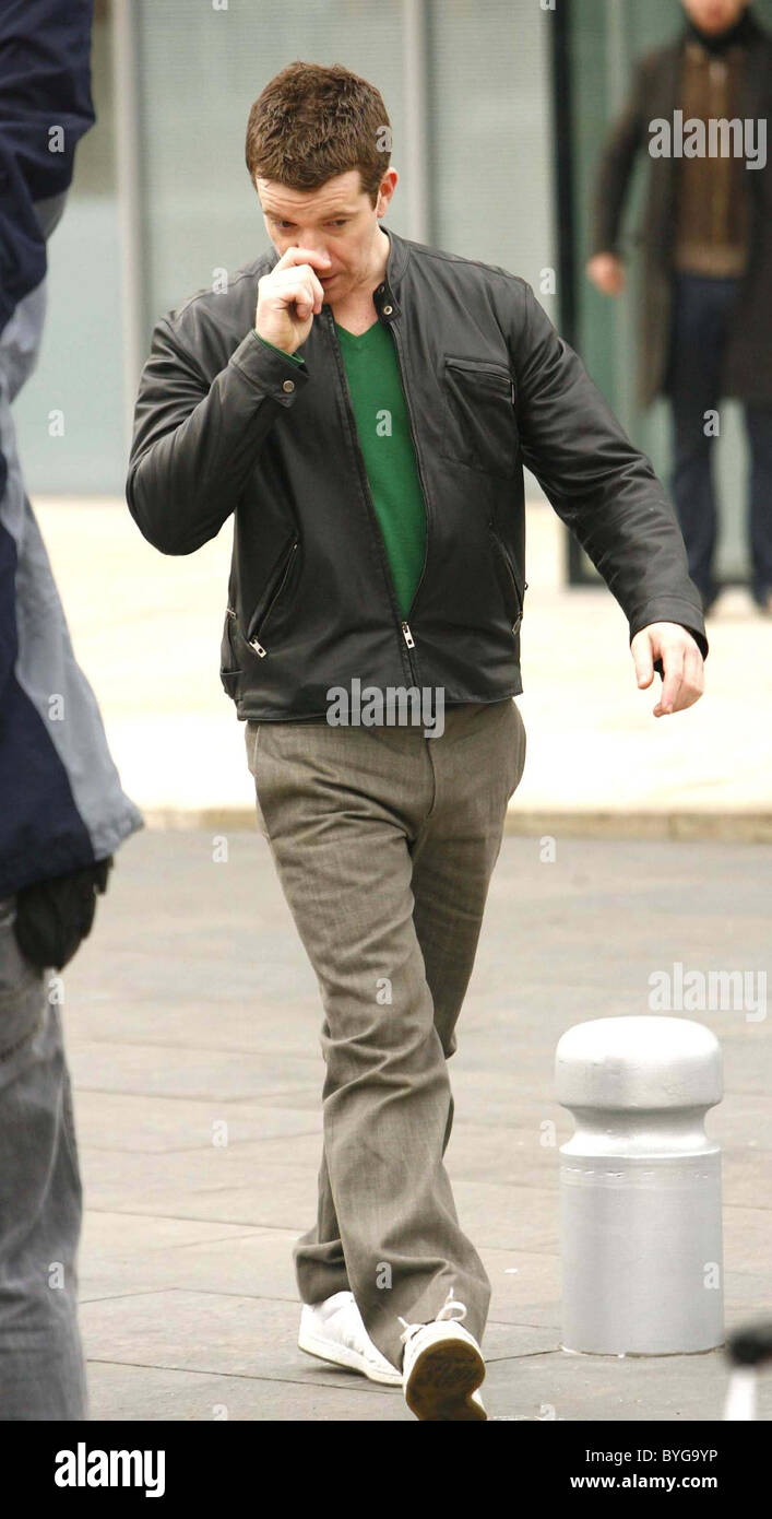 Max Beasley On the set for the final episode of 'Is This Love?' London ...