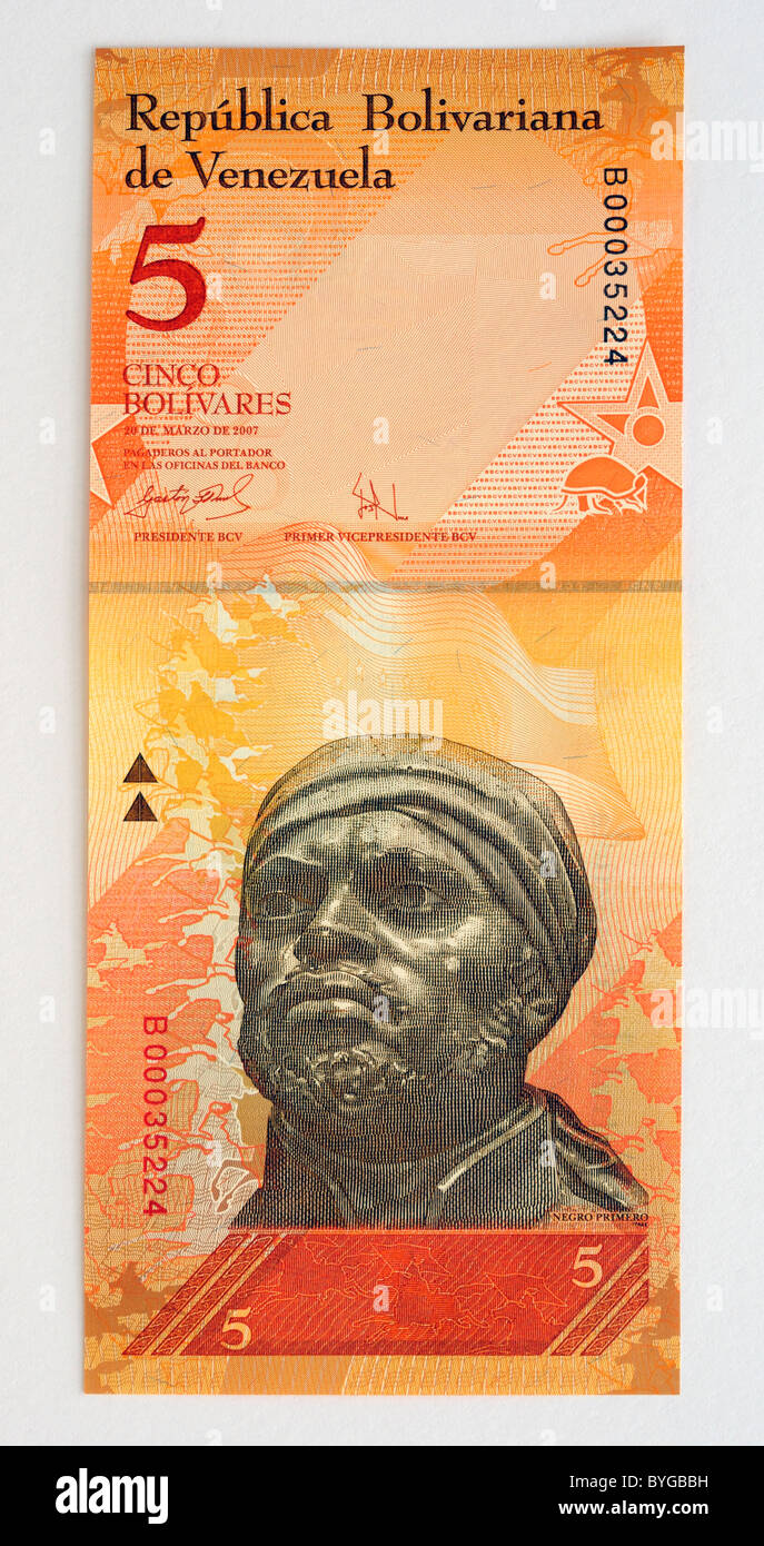Venezuela currency notes hi-res stock photography and images - Alamy