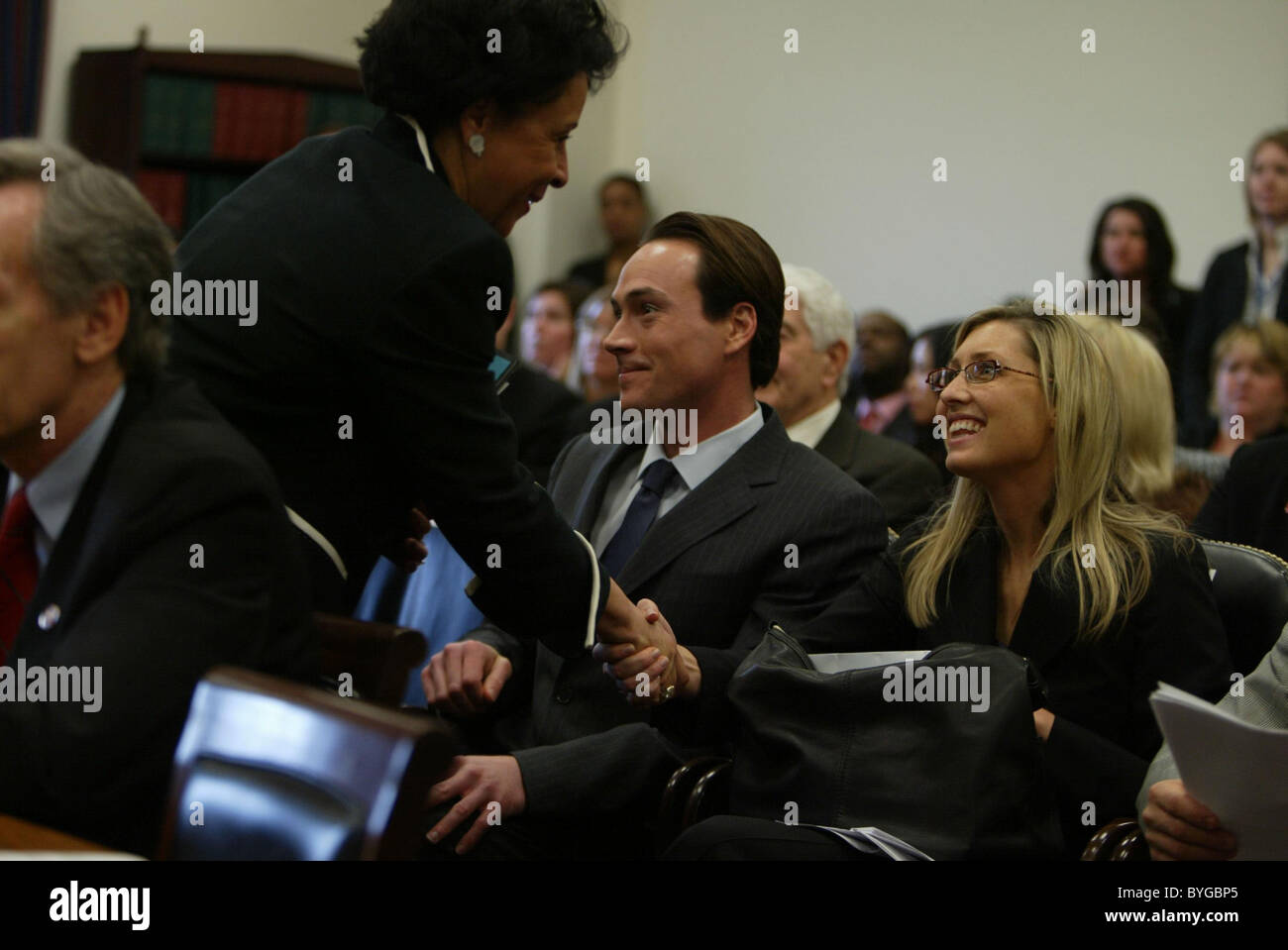 Dr. Sheila Johnson co founder BET, Chris Klein and Jane Powell at a ...