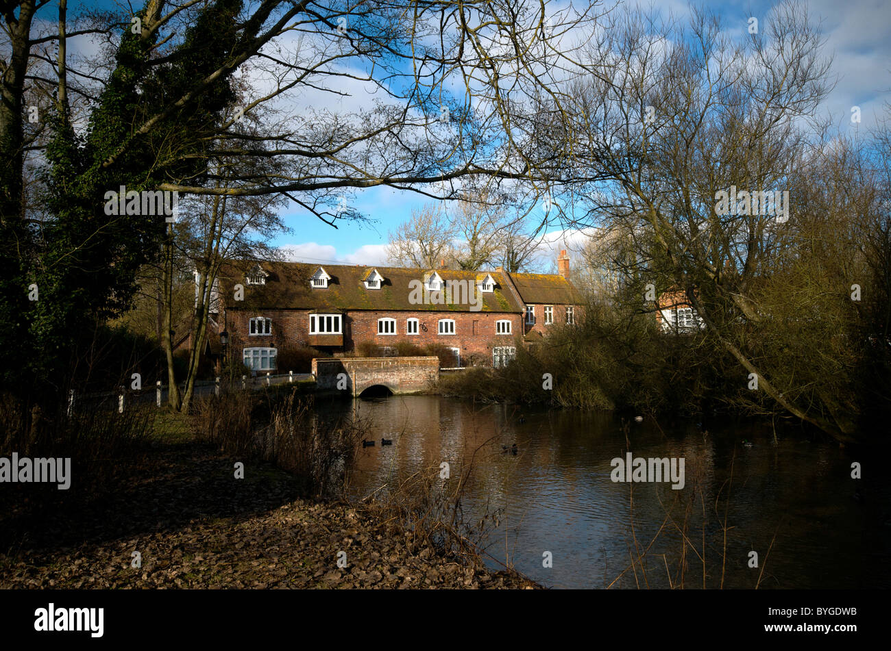 England berkshire hungerford denford mill hi-res stock photography and ...