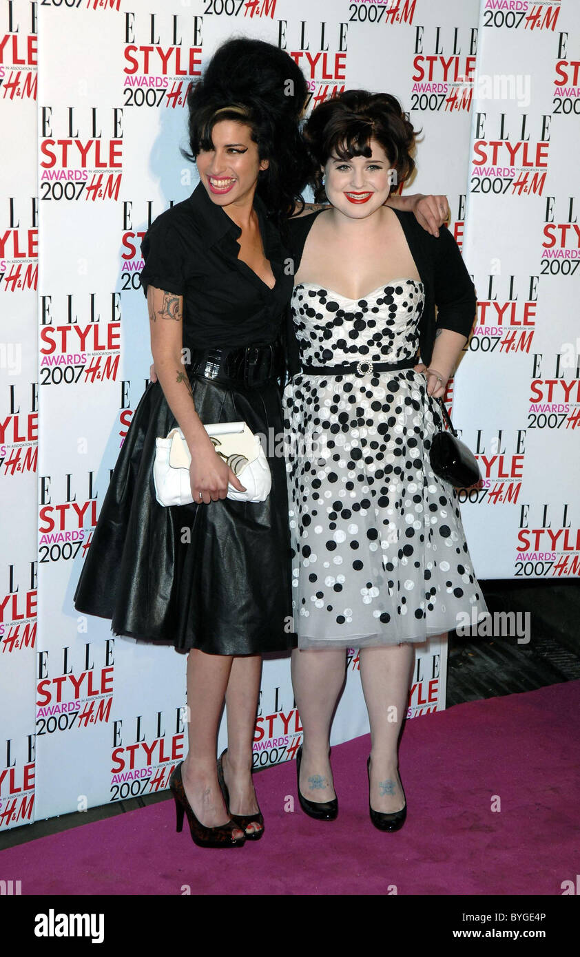 Amy Winehouse and Kelly Osbourne ELLE Style Awards held at The ...