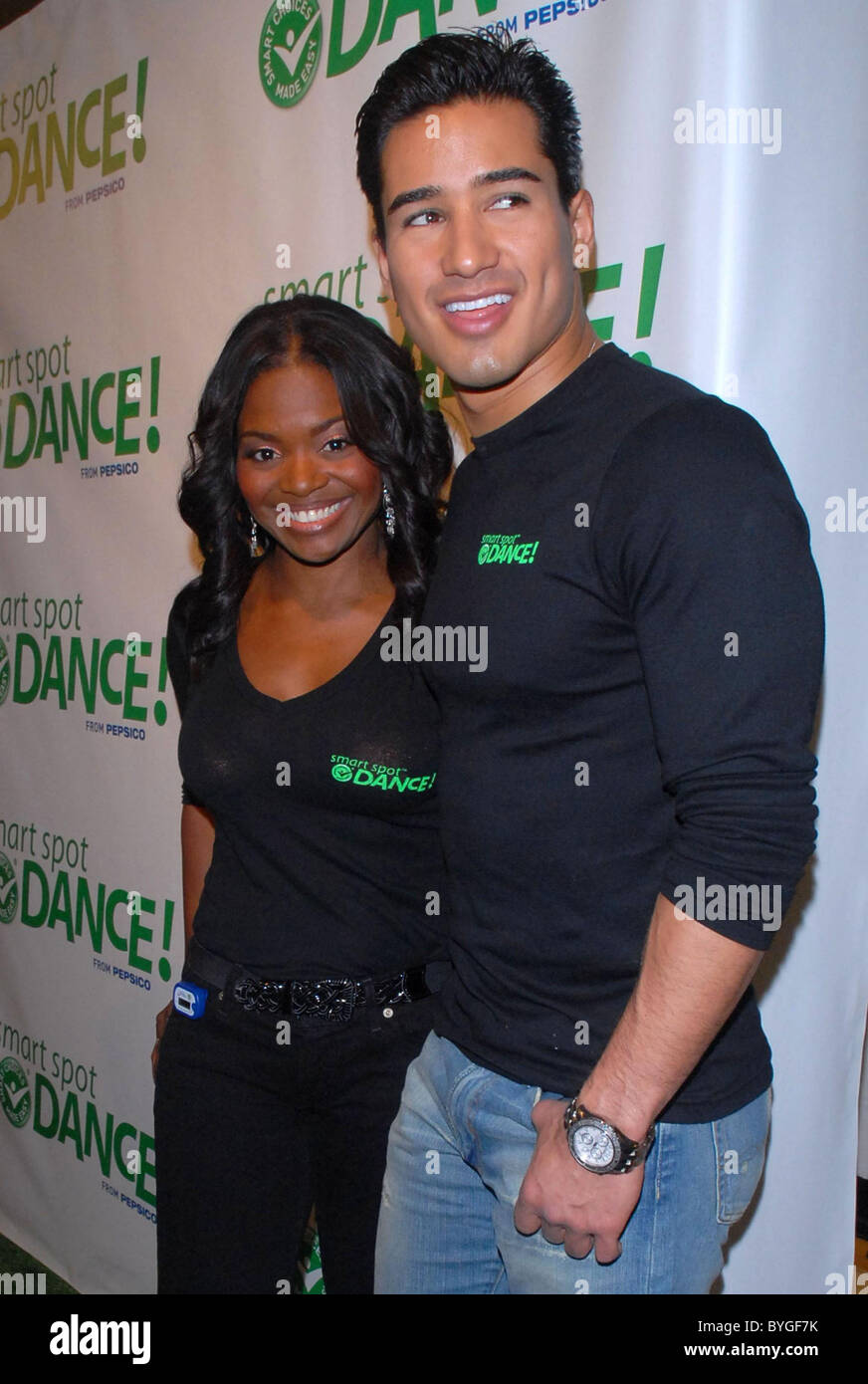 Mario Lopez and LaChanze Mario Lopez and LaChanze demonstrate the ...