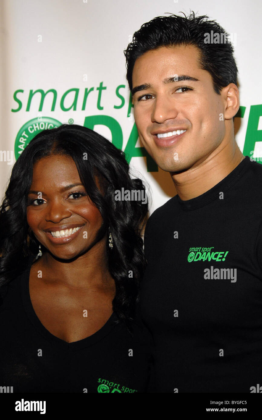 Mario Lopez and LaChanze Mario Lopez and LaChanze demonstrate the ...