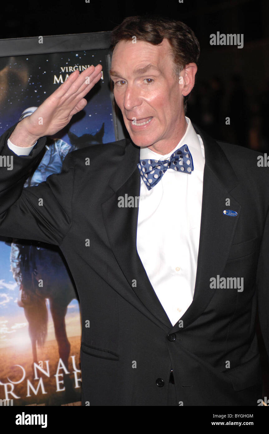 Bill Nye at the Warner Bros. Premiere of 'The Astronaut Farmer' held at ...