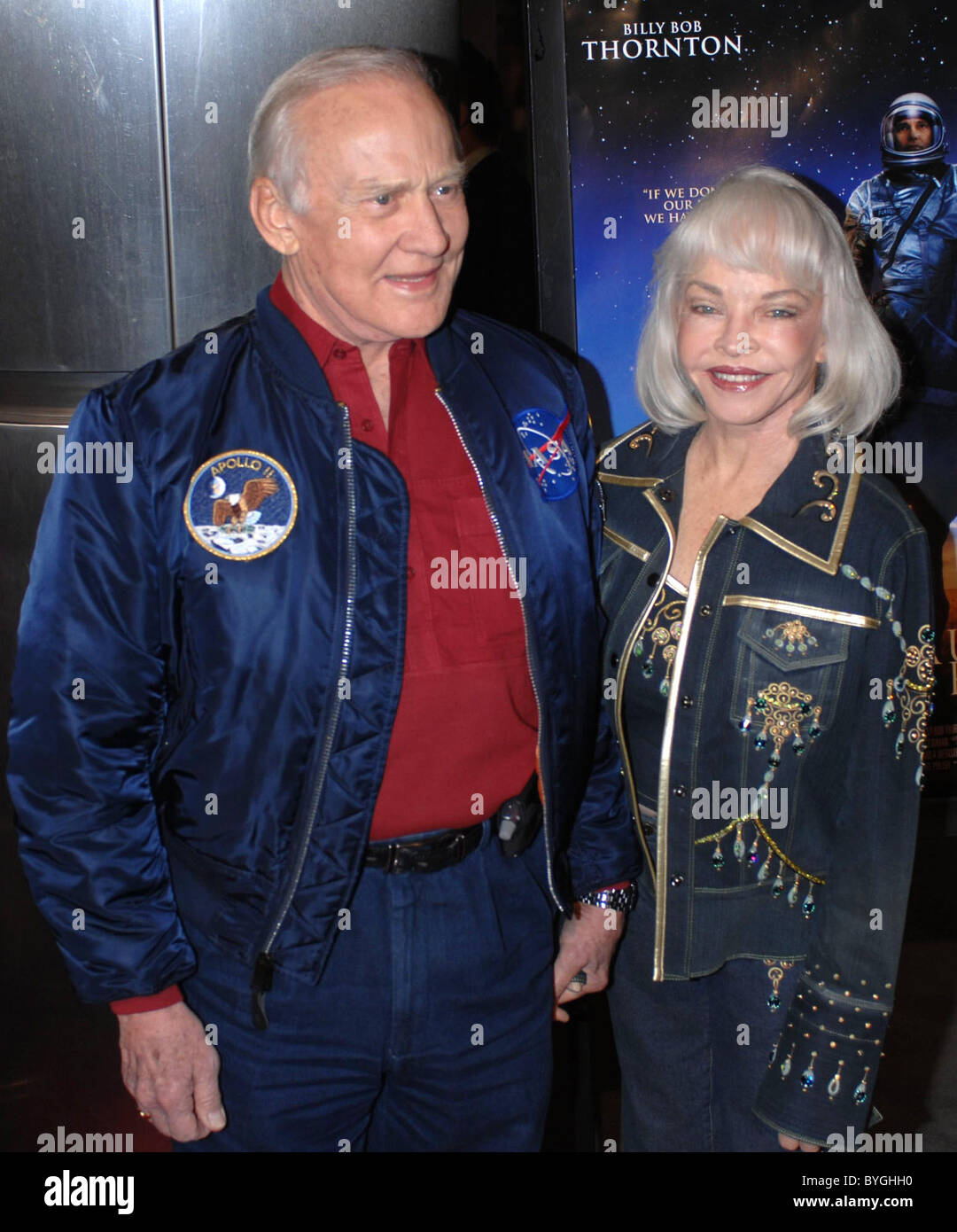 Buzz and Lois Aldrin at the Warner Bros. Premiere of 'The Astronaut ...
