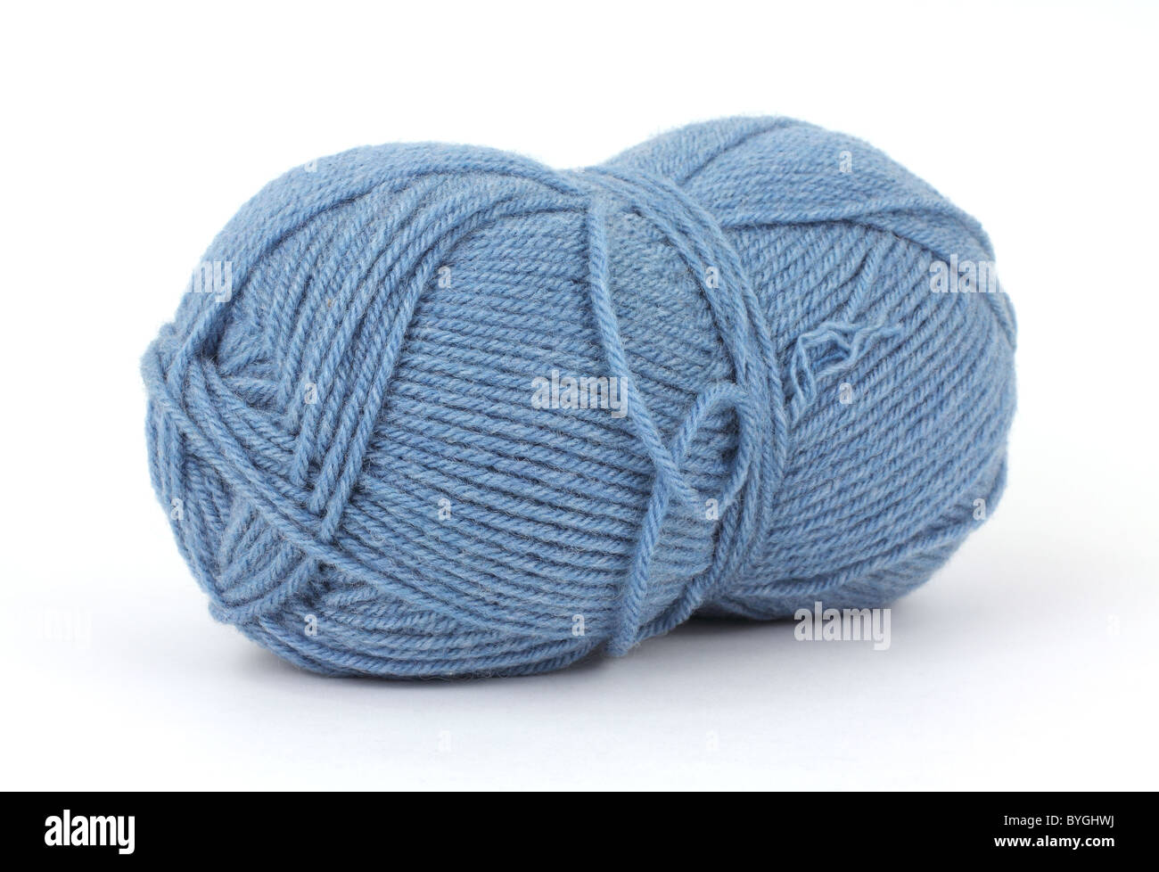 Wool blend blue yarn Stock Photo - Alamy