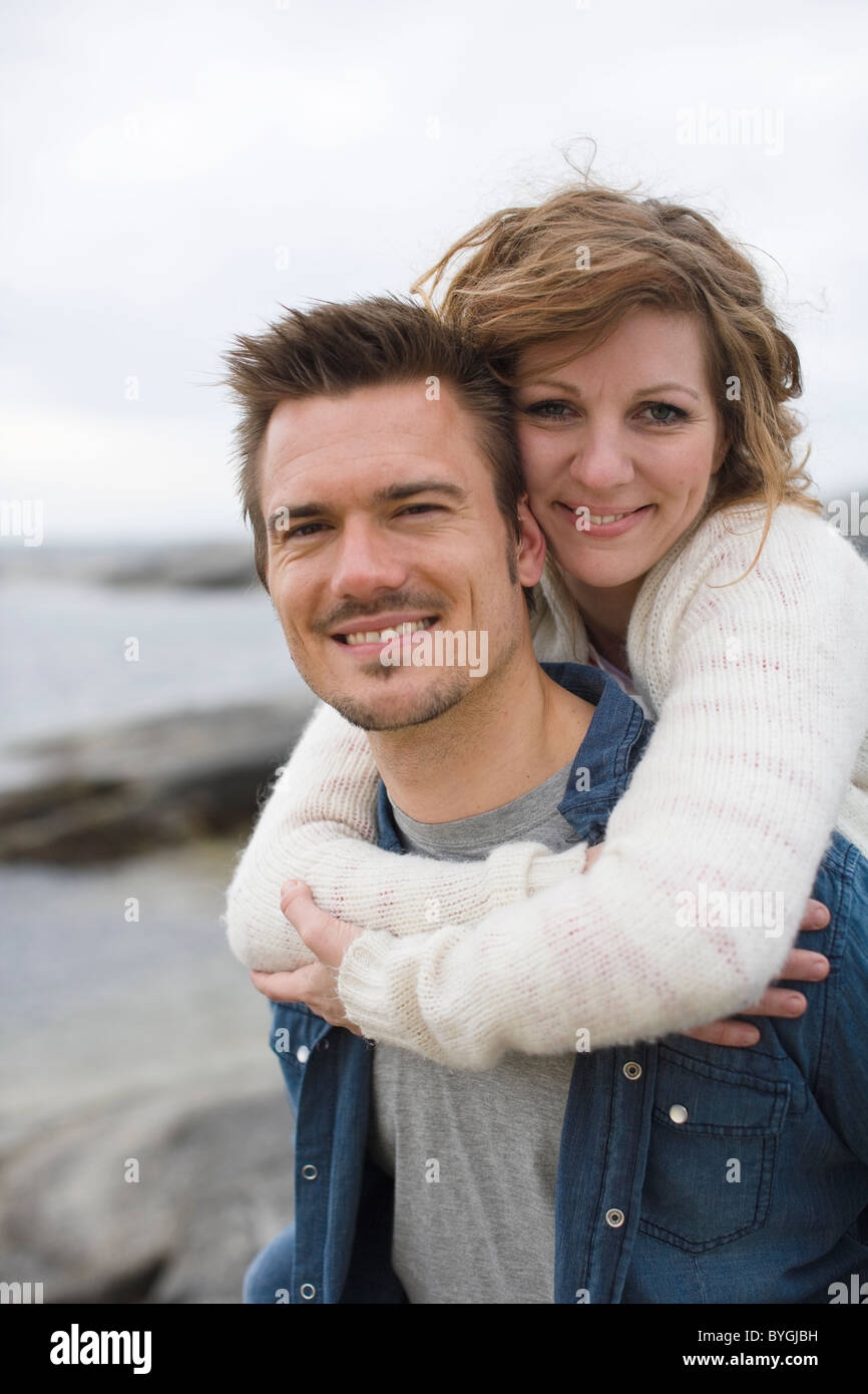 Shoulder ride adults hi-res stock photography and images - Alamy