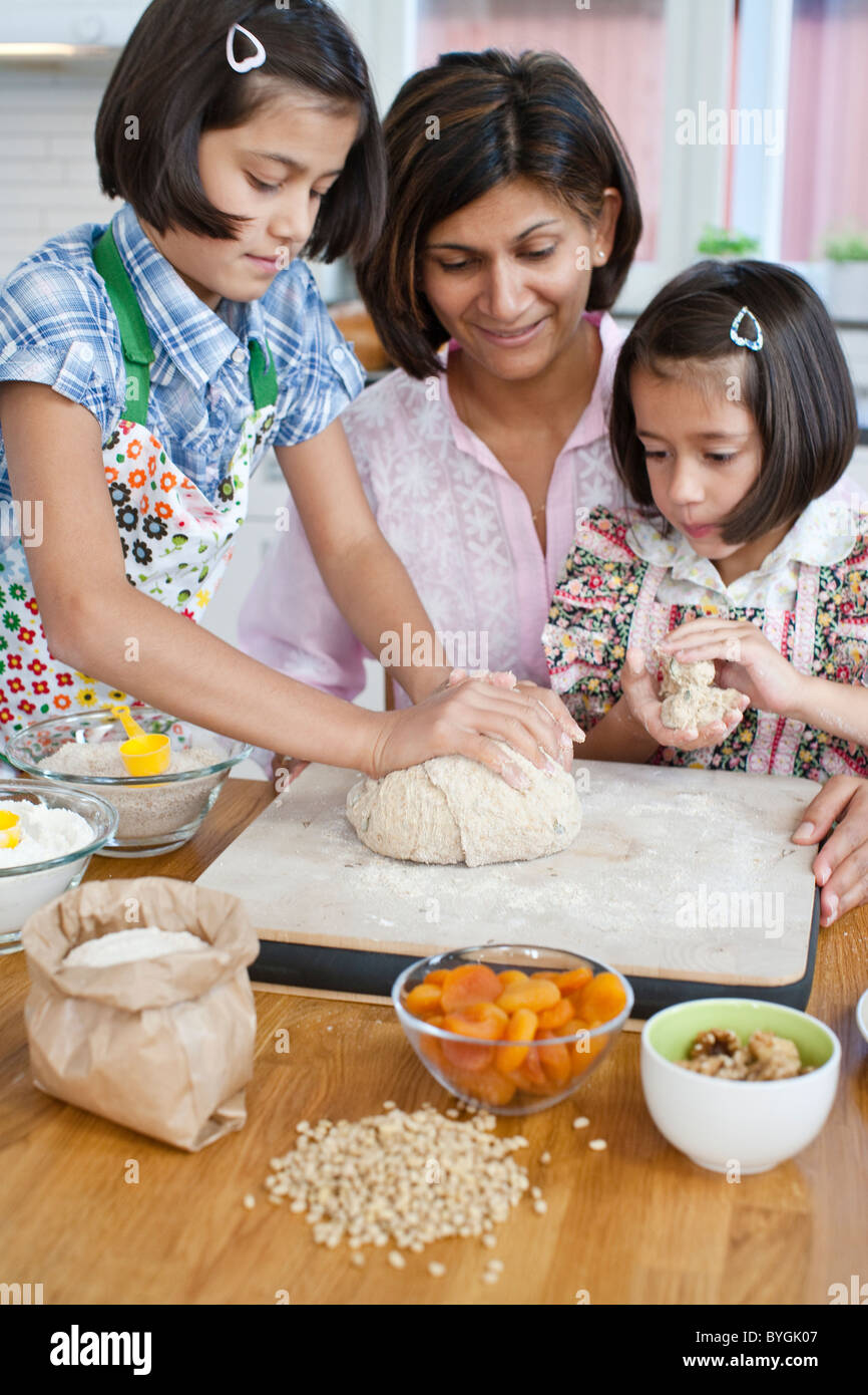 Indian kids baking hi-res stock photography and images - Alamy