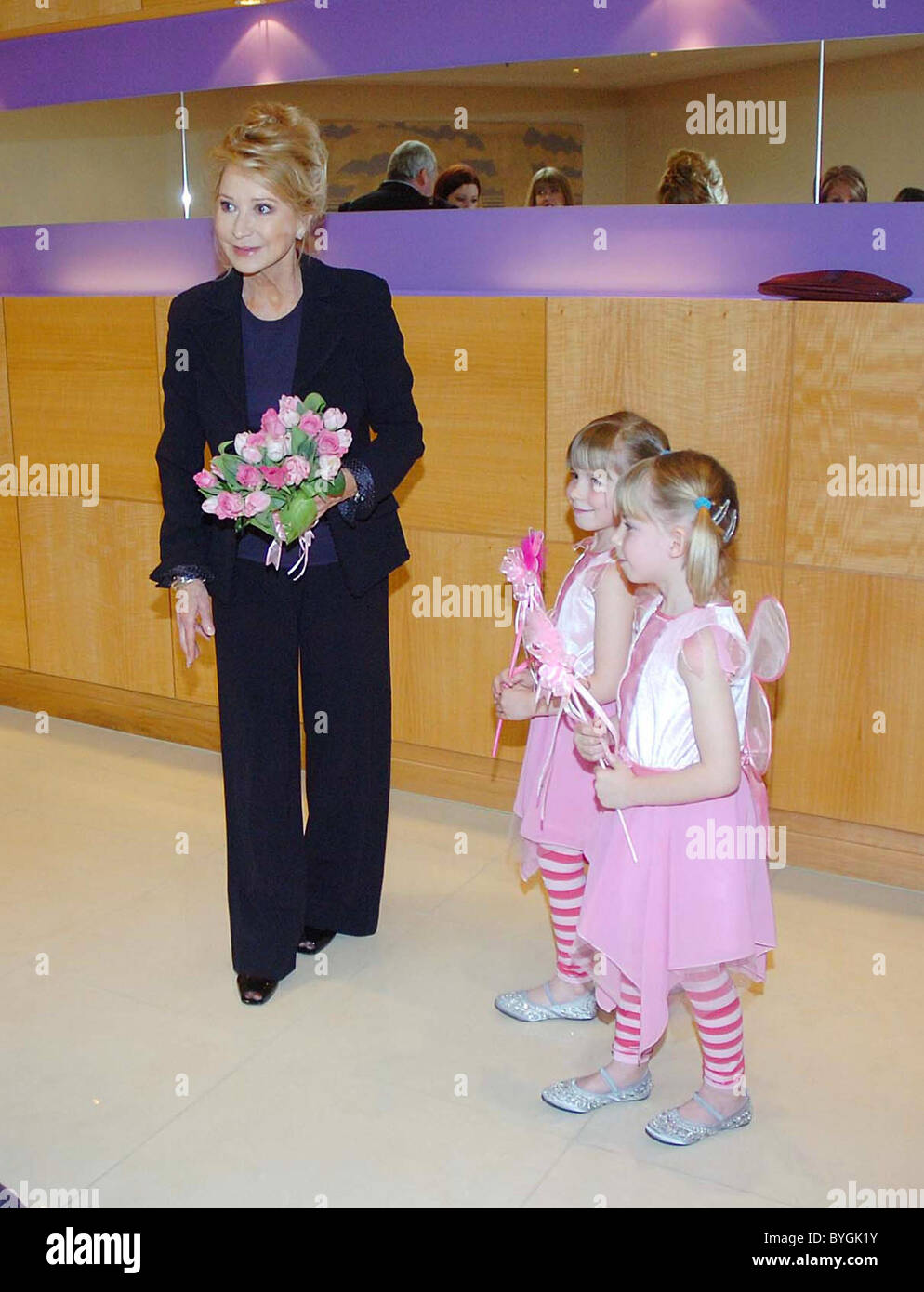 Actress Felicity Kendal CBE with Isabelle O'Connor and Victoria O ...