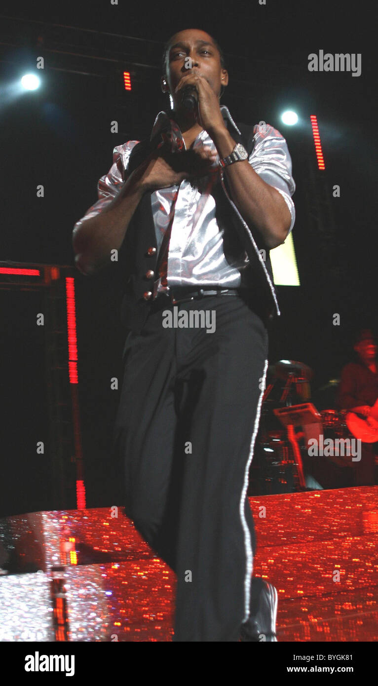 Lemar performing on the first night of his UK tour at the Manchester ...